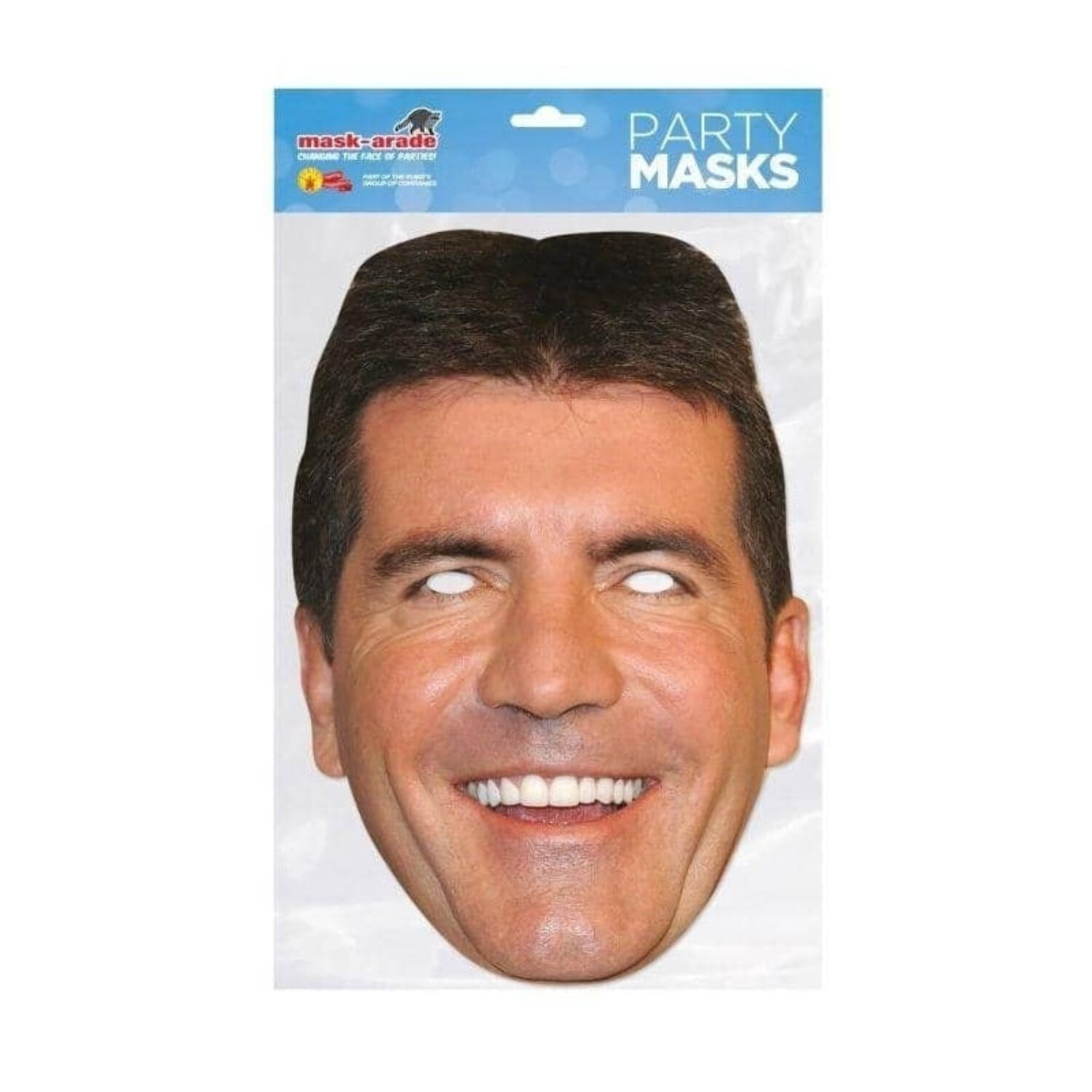 Simon Cowell Celebrity Face Mask Arade Generic One Size Unisex Adult ...