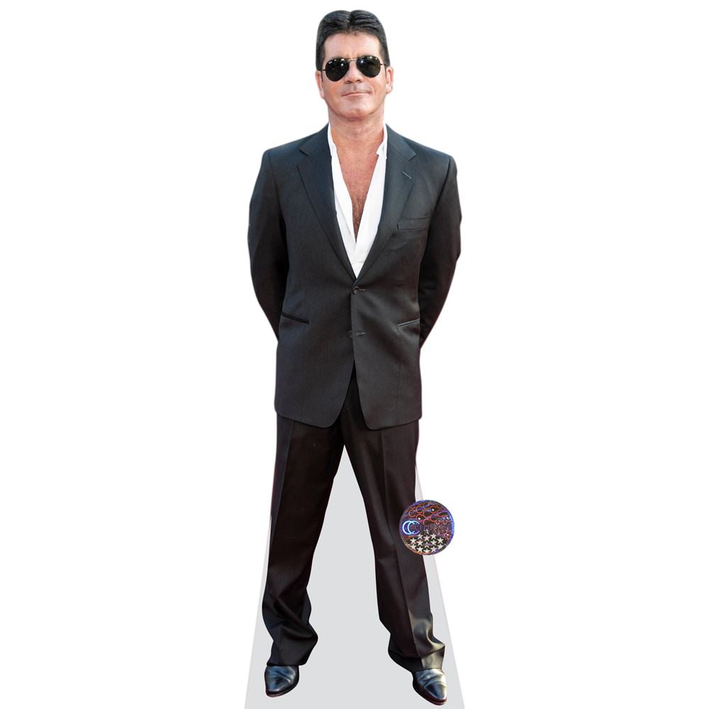Simon Cowell (Suit) Mini Cardboard Cutout Standee - Walmart.com