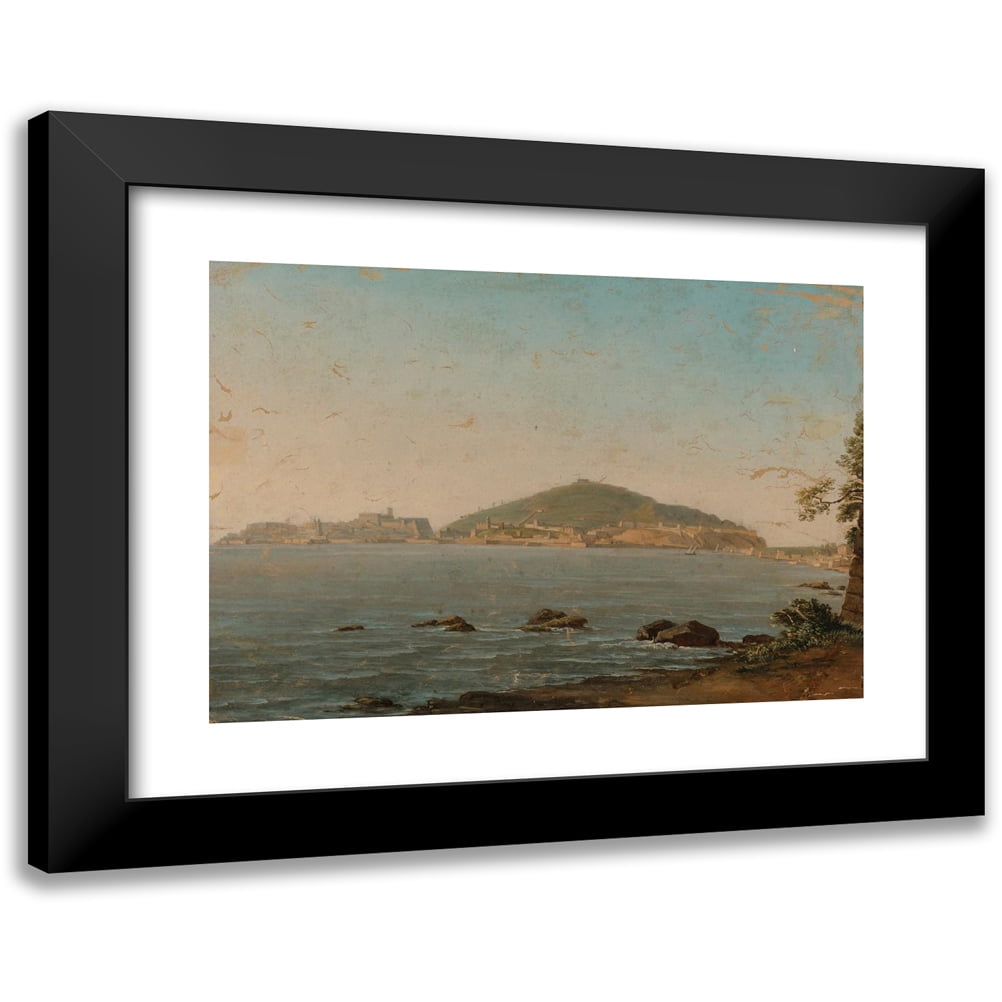 Simon Denis 24x18 Black Modern Framed Museum Art Print Titled - A View ...