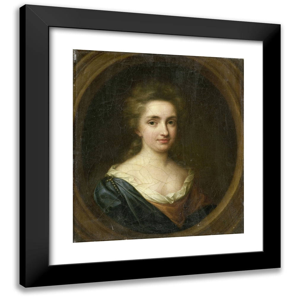 Simon Dubois 12x14 Black Modern Framed Museum Art Print Titled - Johanna Van Citters (1672-1740 ...