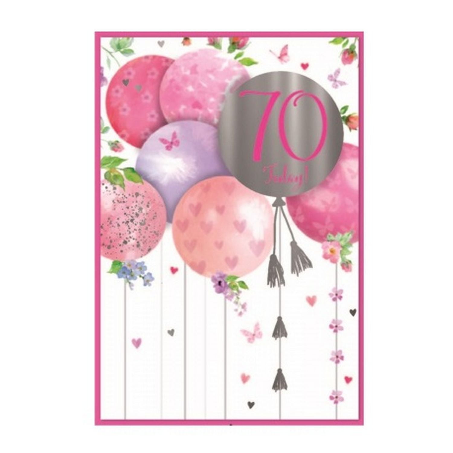 Simon Elvin Milestone 70th Greetings Card (Pack of 6) - Walmart.com