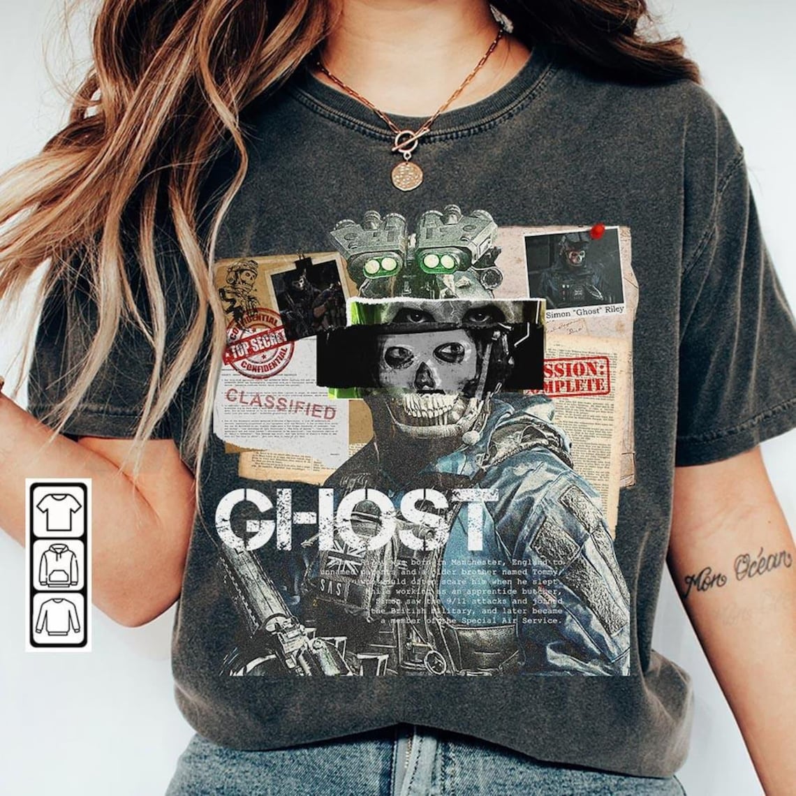 Simon Ghost Riley COD 90s Shirt, Bootleg Modern Warfare 1 2 3 Game Collage Retro, Retro Ghost ...