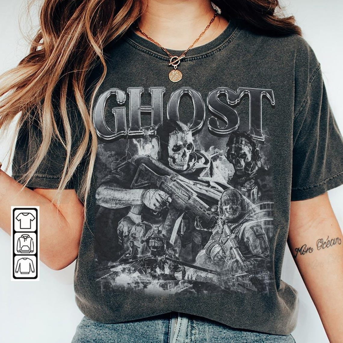 Simon Ghost Riley COD 90s Shirt, Bootleg Modern Warfare 1 2 3 Game ...