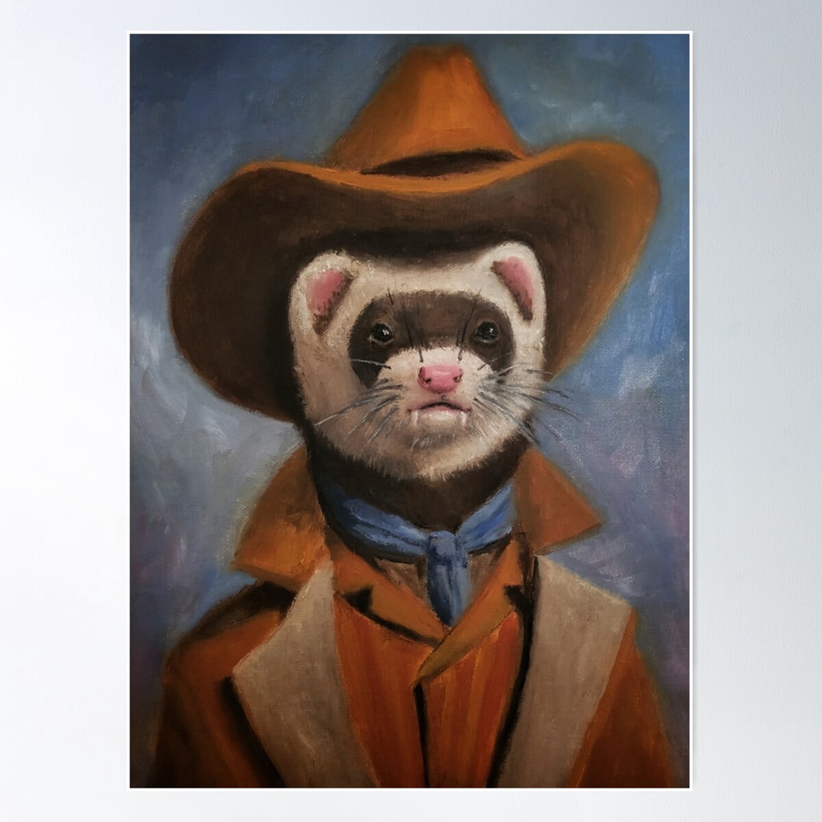 Simon Goes West Poster Wall Art, Modern Wall Decor For Living Room ...