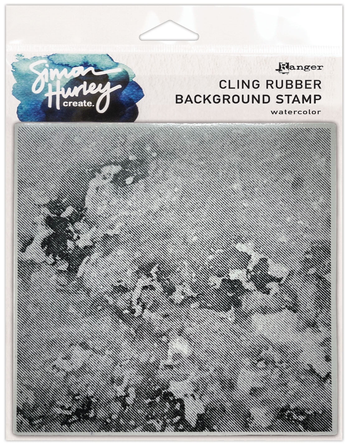 Simon Hurley create. Background Stamp 6"X6"-Watercolor - Walmart.com