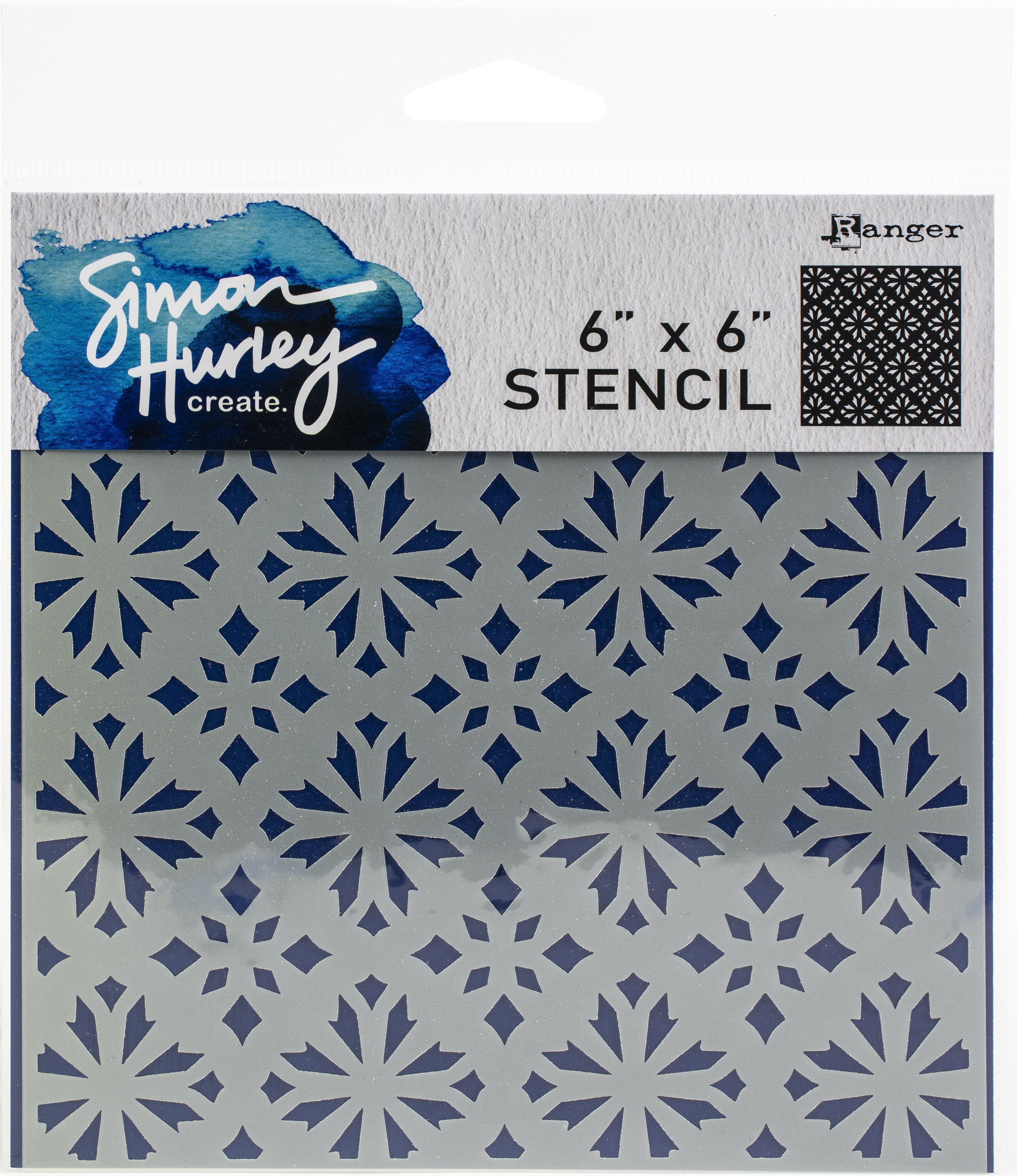 Simon Hurley create. Stencil 6"X6"-Sweater Machine - Walmart.com