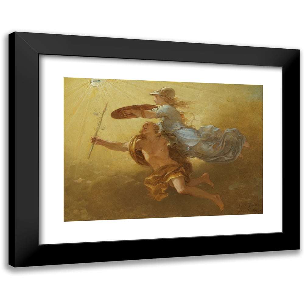 Simon Julien 14x11 Black Modern Framed Museum Art Print Titled - Apollo ...