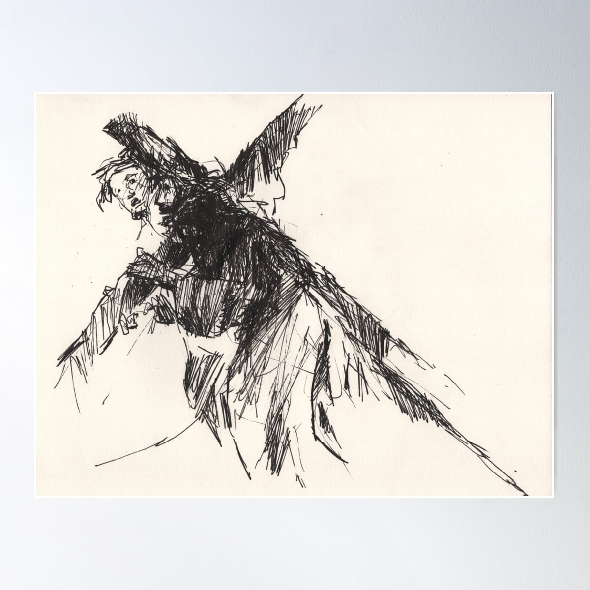 Simon Of Cyrene Helps Jesus Carry The Cross Poster Wall Art, Modern ...