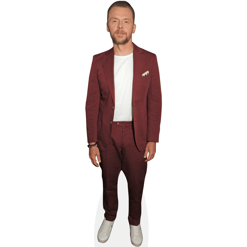 Simon Pegg (Smart) Lifesize Cardboard Cutout Standee - Walmart.com