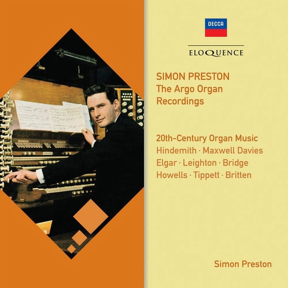 Simon Preston - 20th Century Organ Music - Music & Performance - CD ...