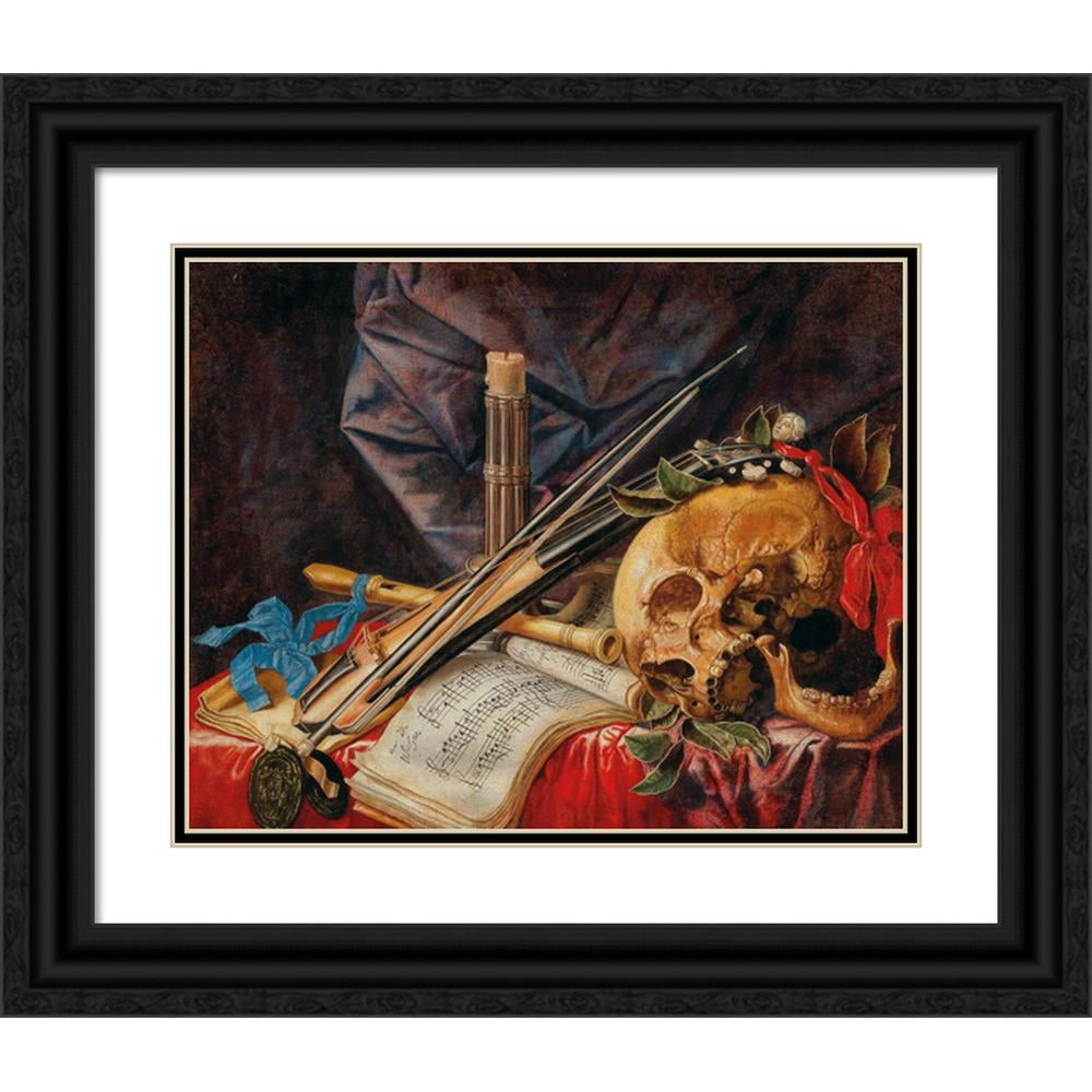 Simon Renard de Saint-André 14x12 Black Ornate Wood Framed Double ...