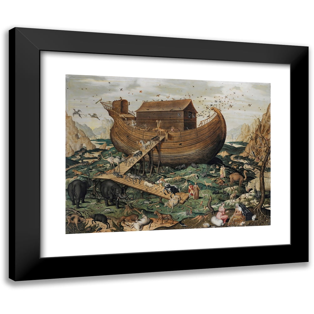Simon de Myle 18x15 Black Modern Framed Museum Art Print Titled - Noah ...
