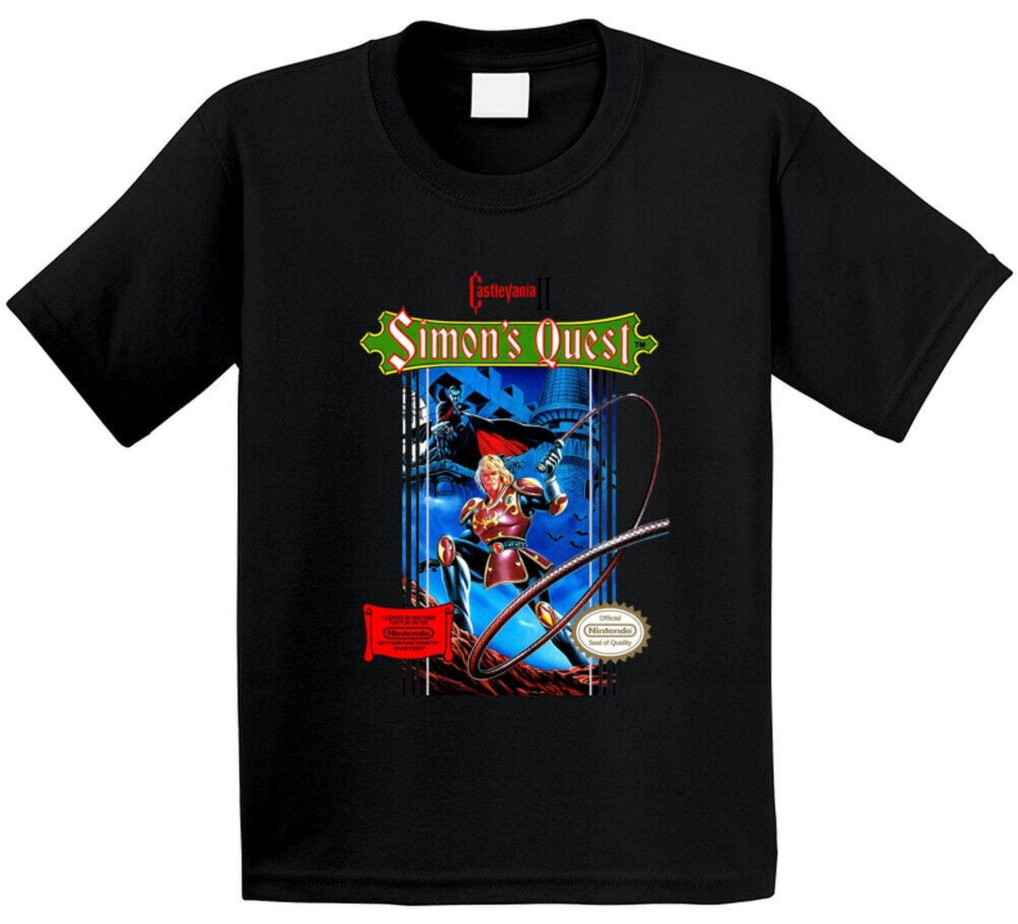 Simon's Quest Castlevania 2 Box Art Cool Fun Kids T Shirt - Walmart.com