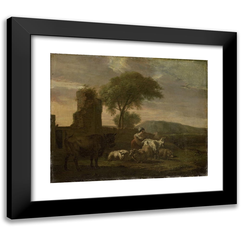 Simon van der Does 24x20 Black Modern Framed Museum Art Print Titled ...