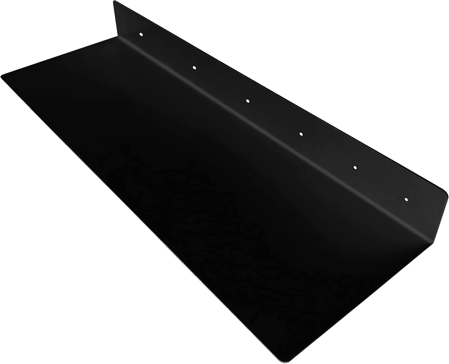 Simond Sore Linear Floating Shelf - Steel Industrial Heavy Duty Metal ...