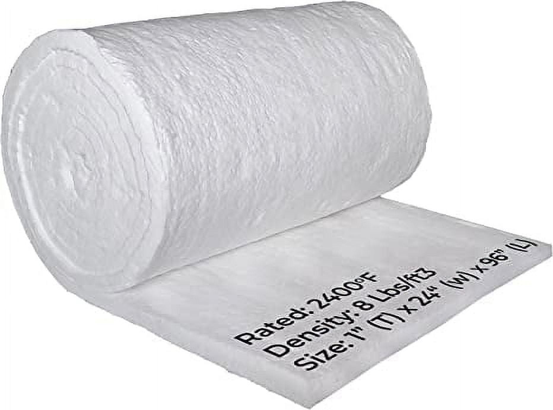 Simond Store Ceramic Fiber Insulation Blanket - 1”x 24”x 96” - 8# 2400F ...