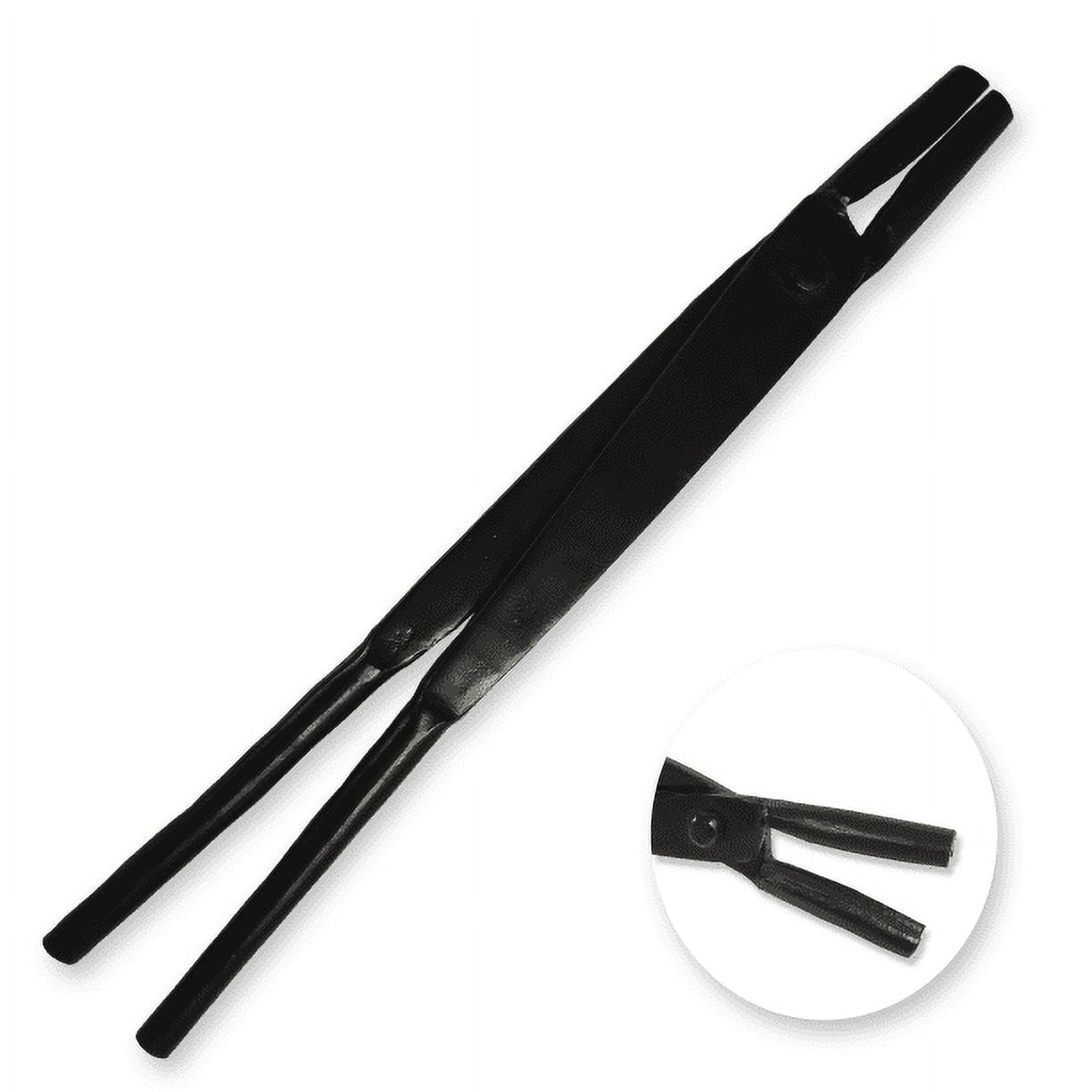 Simond Store Steel Hand Forged Round Jaw Blacksmith Tongs, 16" L ...