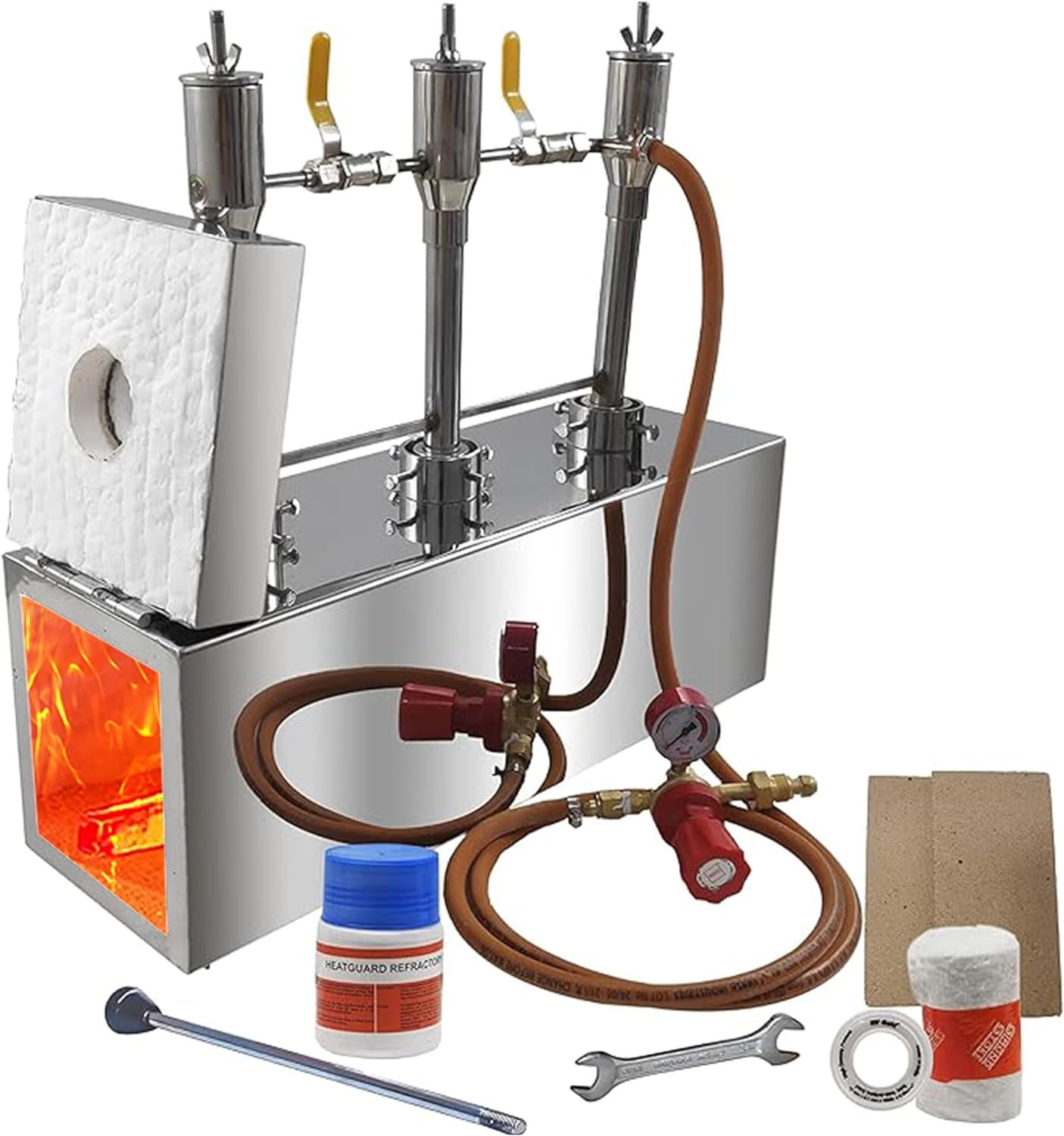 Simond Store Triple Burner Rectangle Shape with One Side Door Propane ...