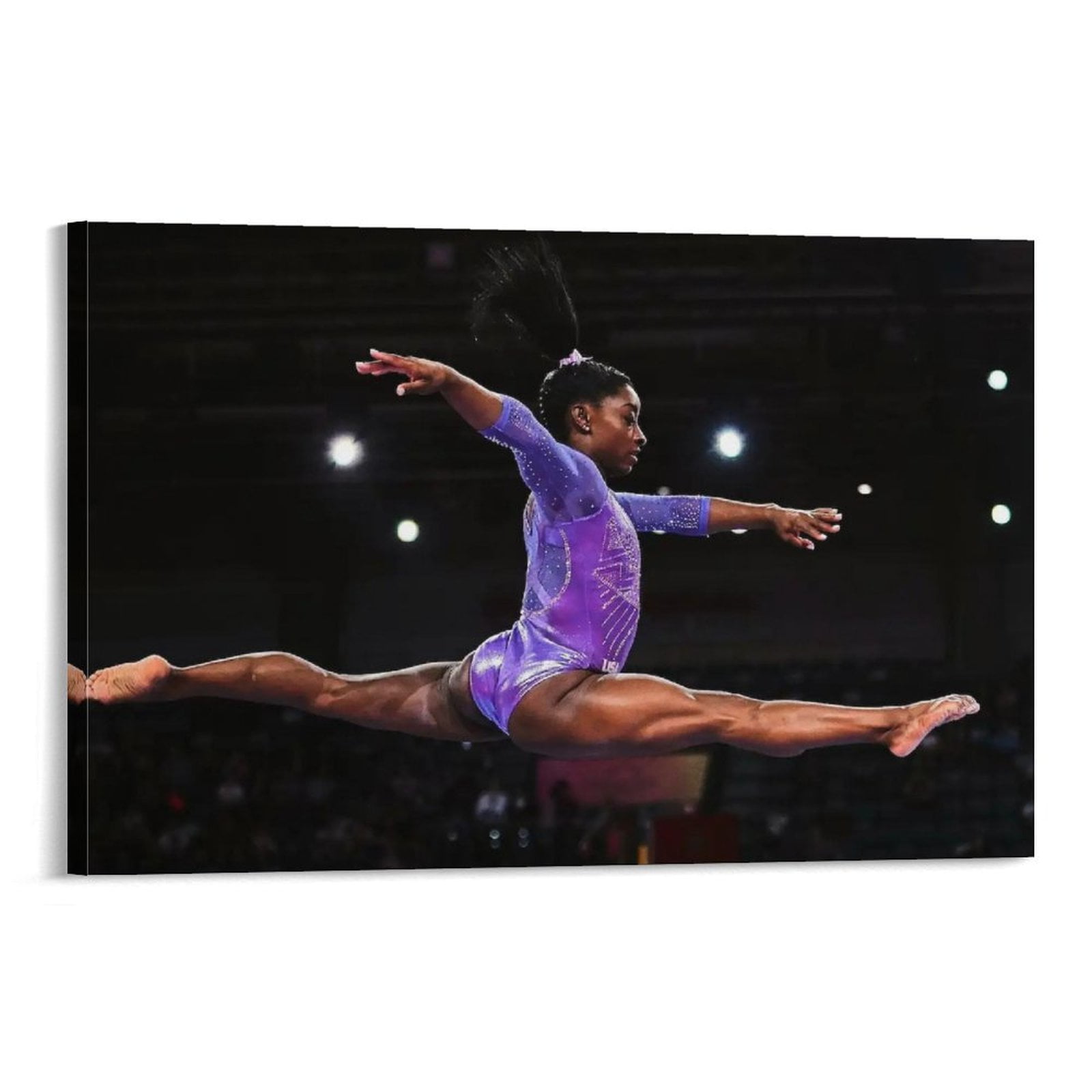 Simone Biles American Gymnastics Poster Athlete Canvas Poster Wall Art ...