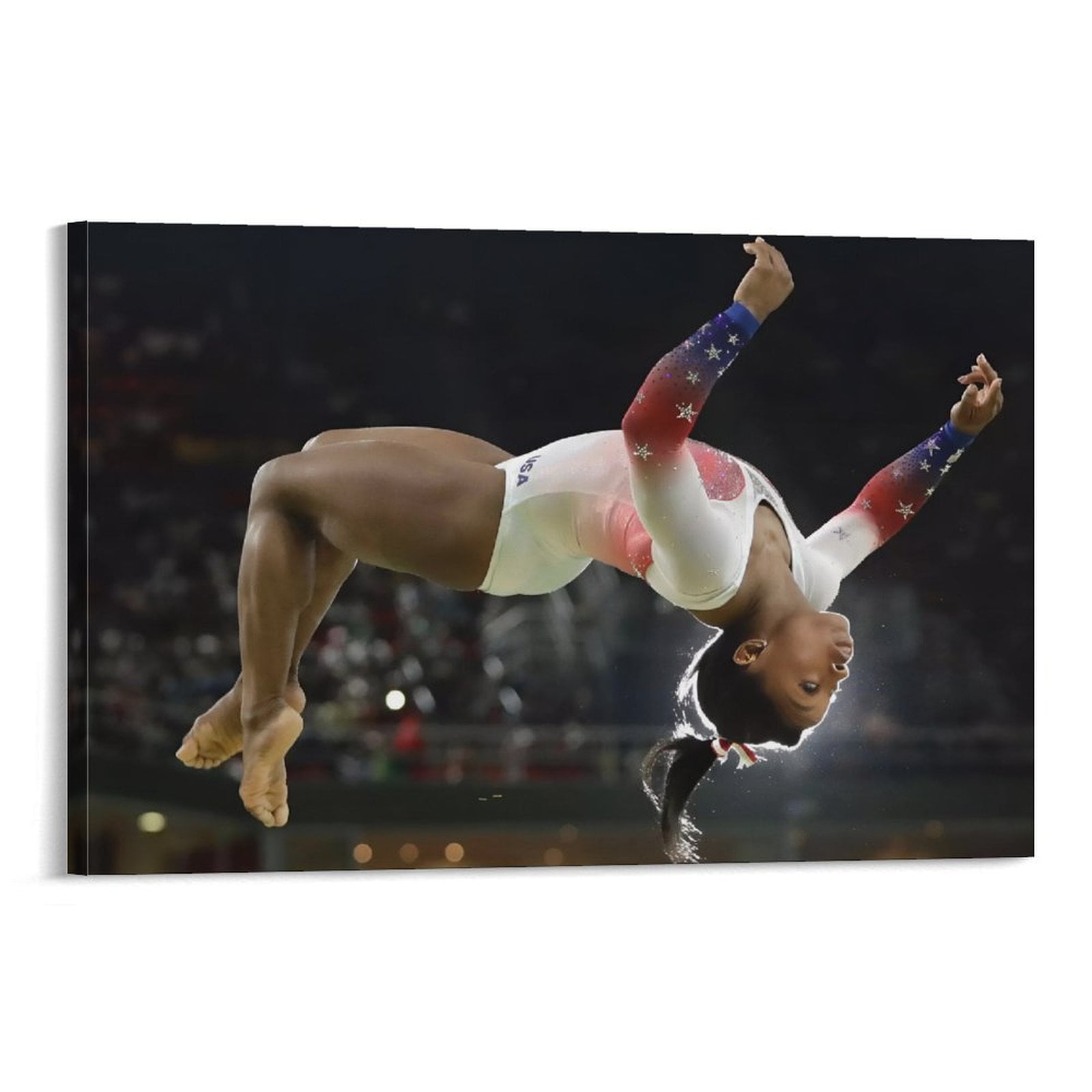 Simone Biles Gymnast Athlete Poster Gifts Canvas Painting Poster Wall ...