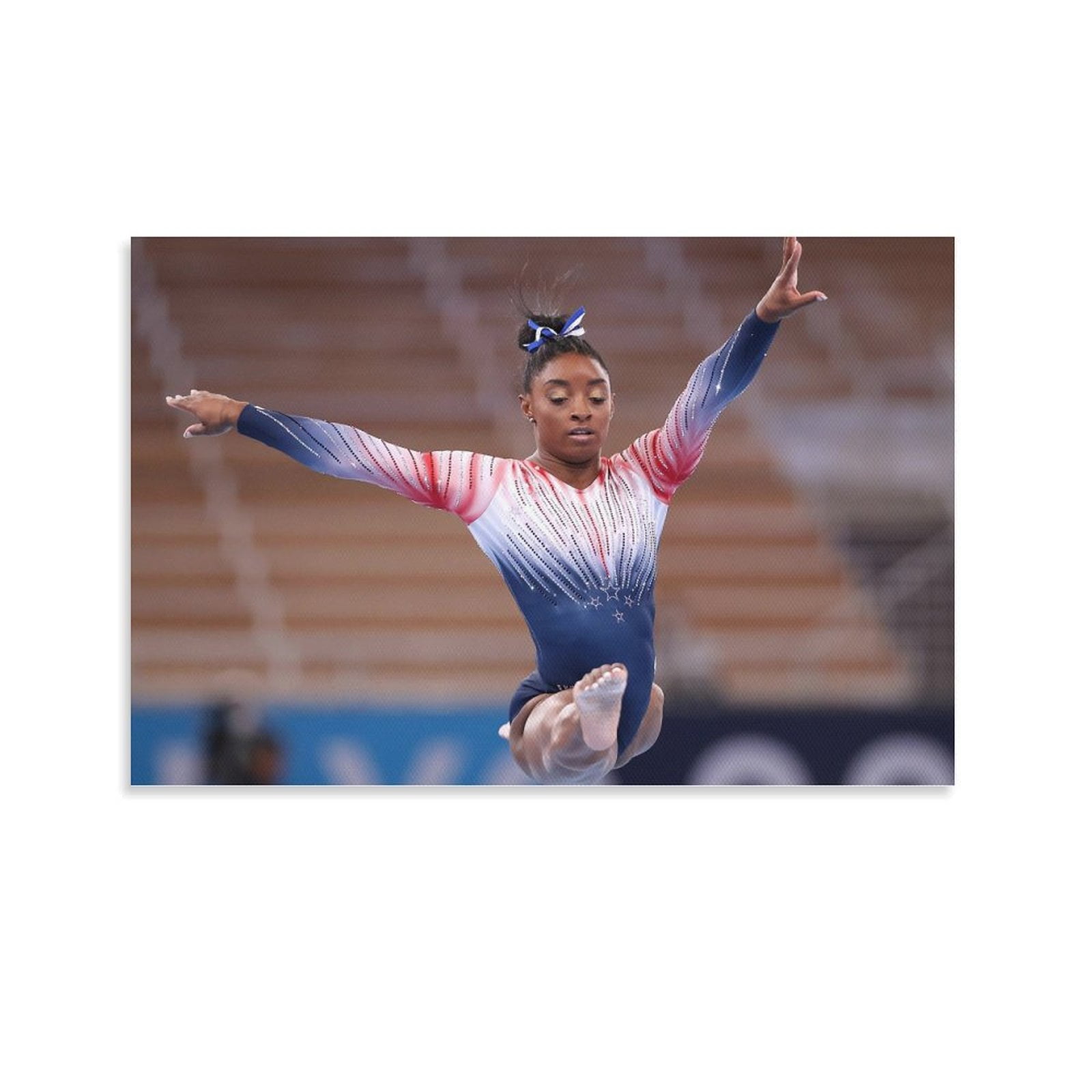 Simone Biles Gymnastics Athlete Poster American Picture Print Wall Art ...