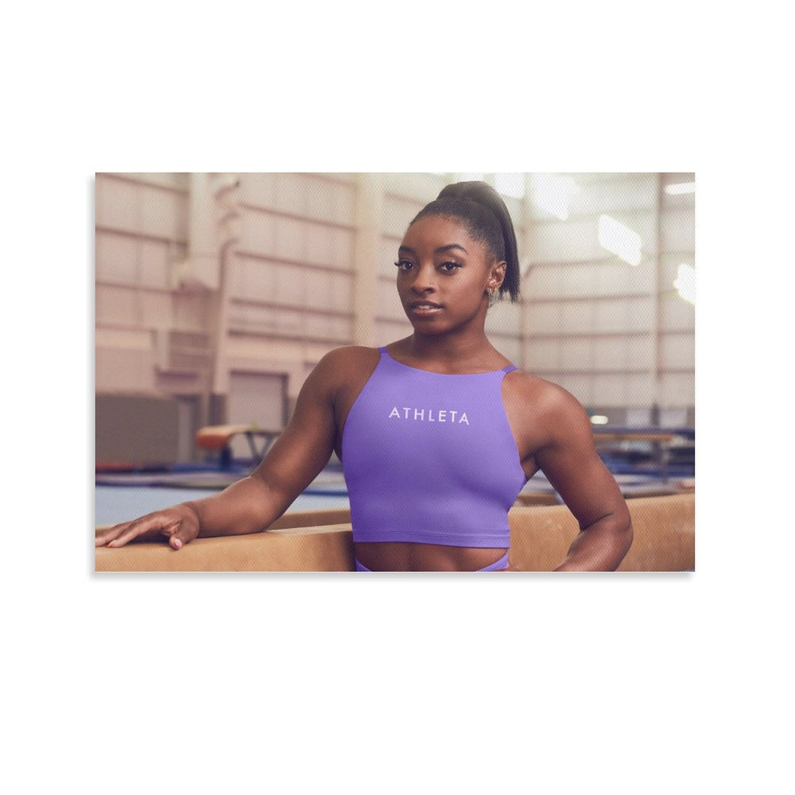 Simone Biles Gymnastics Athlete Poster Famous Print Photo Art Painting ...