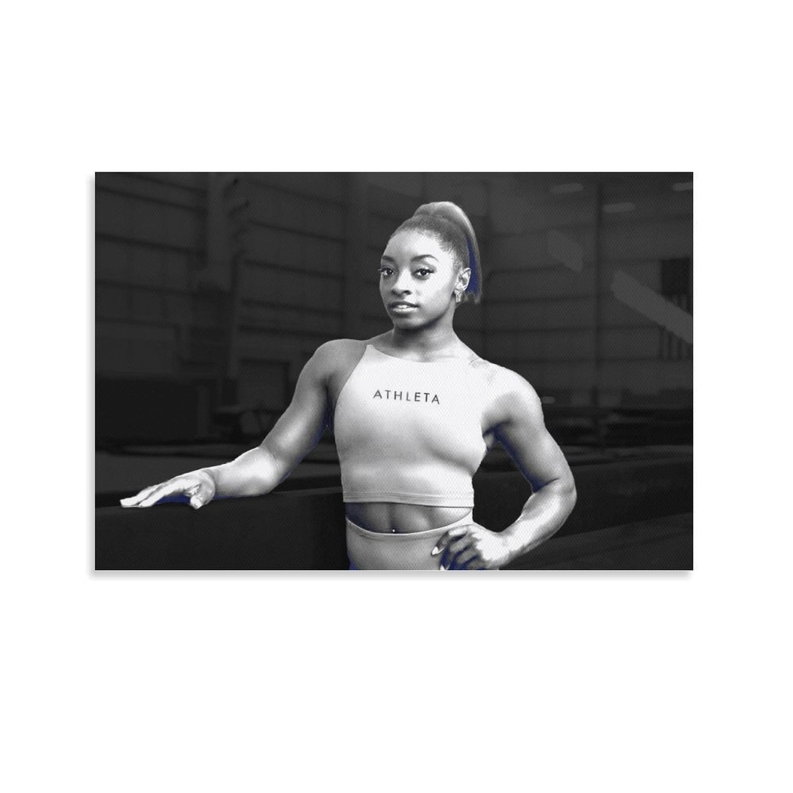 Simone Biles Gymnastics Poster Athlete American Art Poster Canvas ...