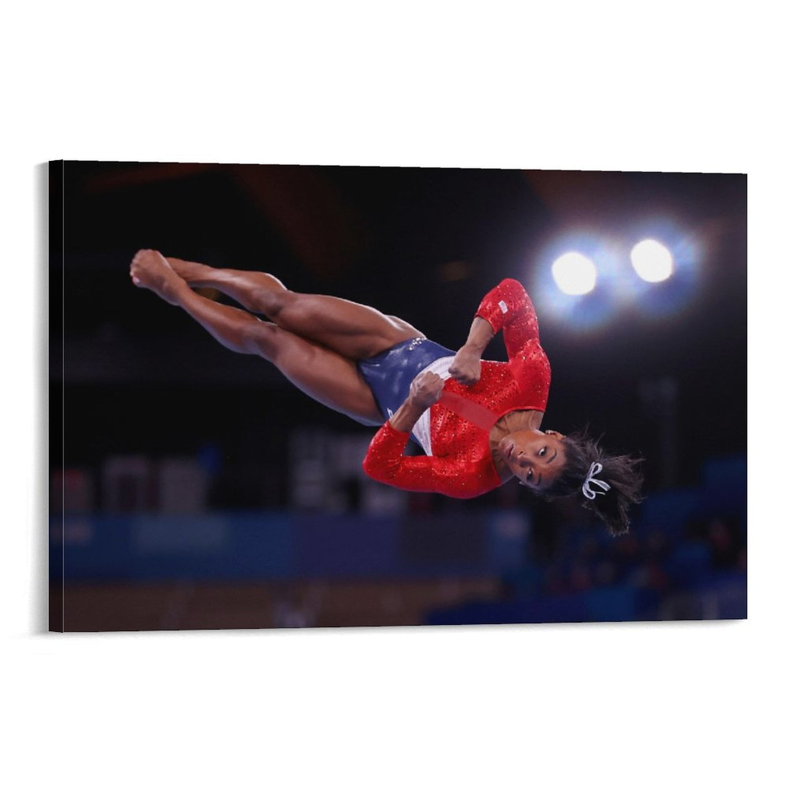 Simone Biles Gymnastics Poster Athlete Picture Print Canvas Poster Wall ...