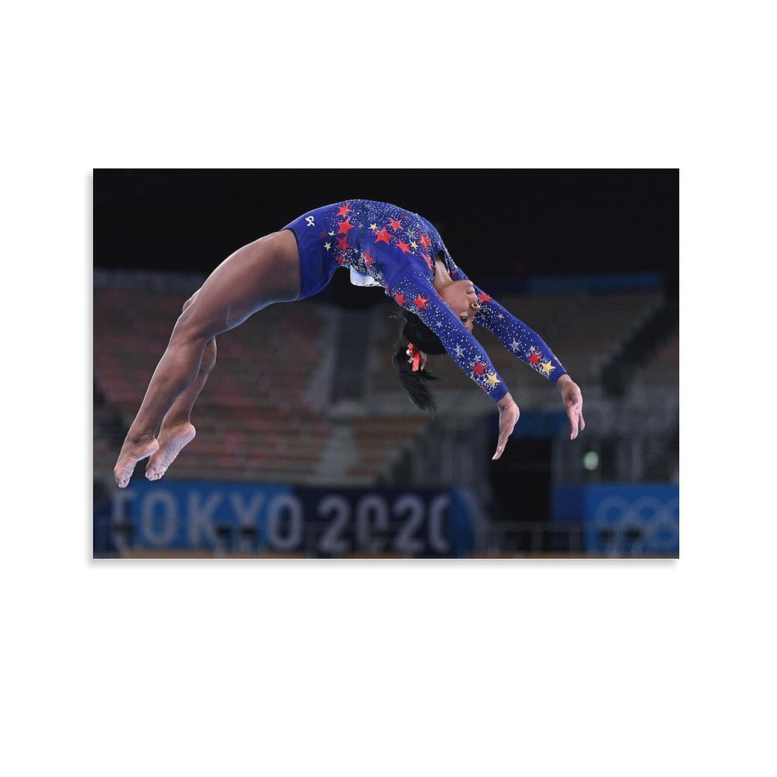 Simone Biles Gymnastics Poster Athlete Sports Posters Wall Art Painting ...