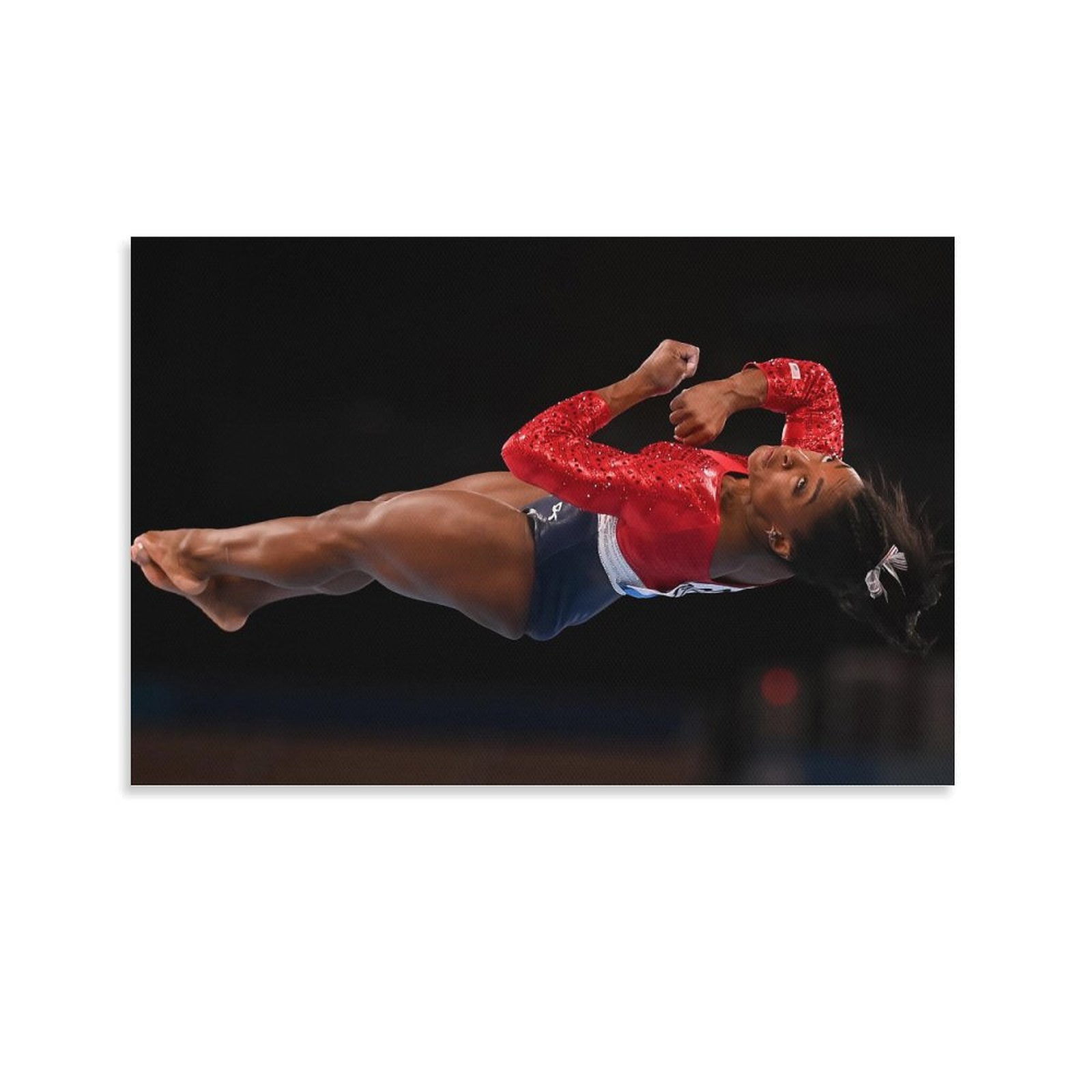 Simone Biles Gymnastics Poster Famous Athlete Artworks Picture Print ...