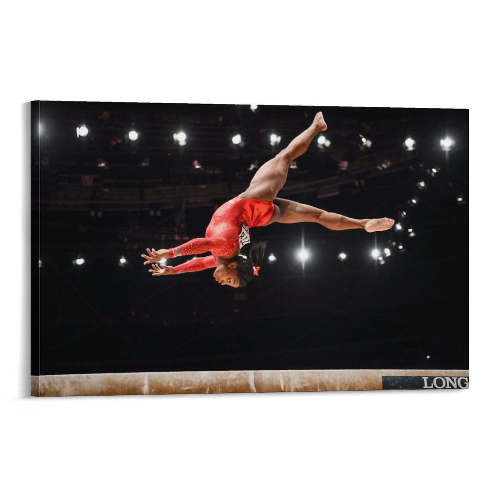 Simone Biles Sports Gymnastics Athlete Poster Print Photo Art Painting ...