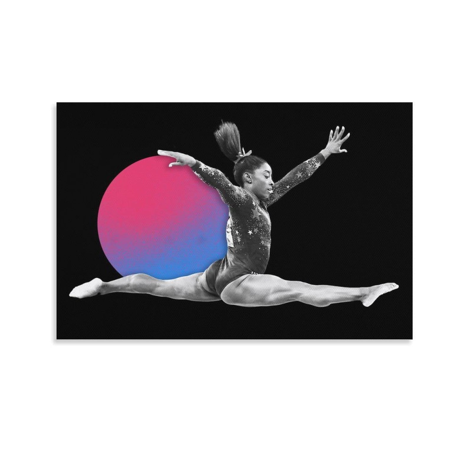 Simone Biles Sports Sexy USA Gymnastics Athlete Poster Picture Print ...