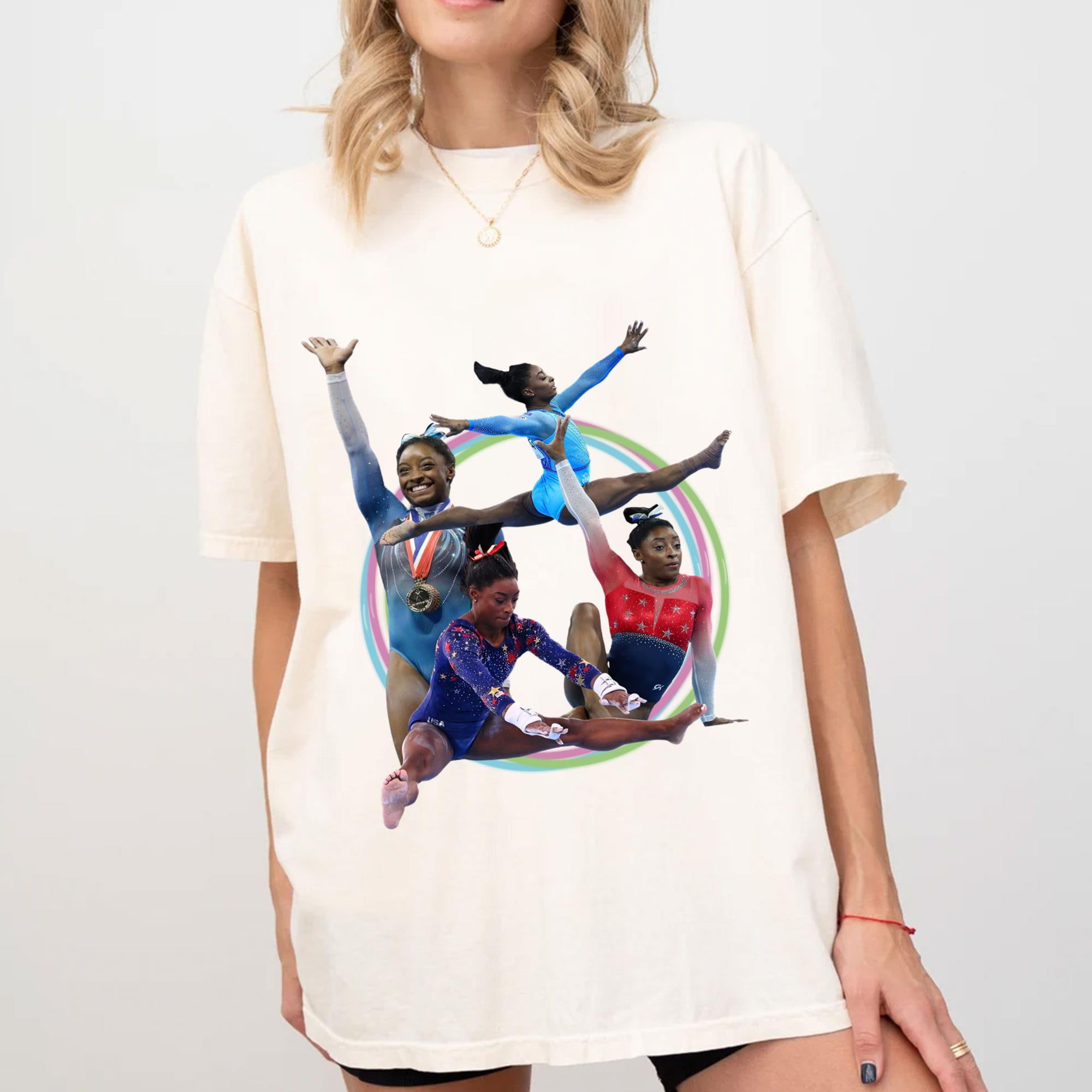 Simone Biles Stylish Gymnastics Champion Tee-Shirt for Simone Biles ...