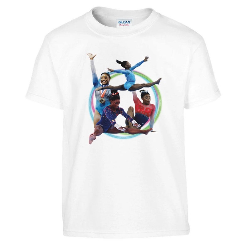 Simone Biles Stylish Gymnastics Champion Tee-Shirt for Simone Biles ...