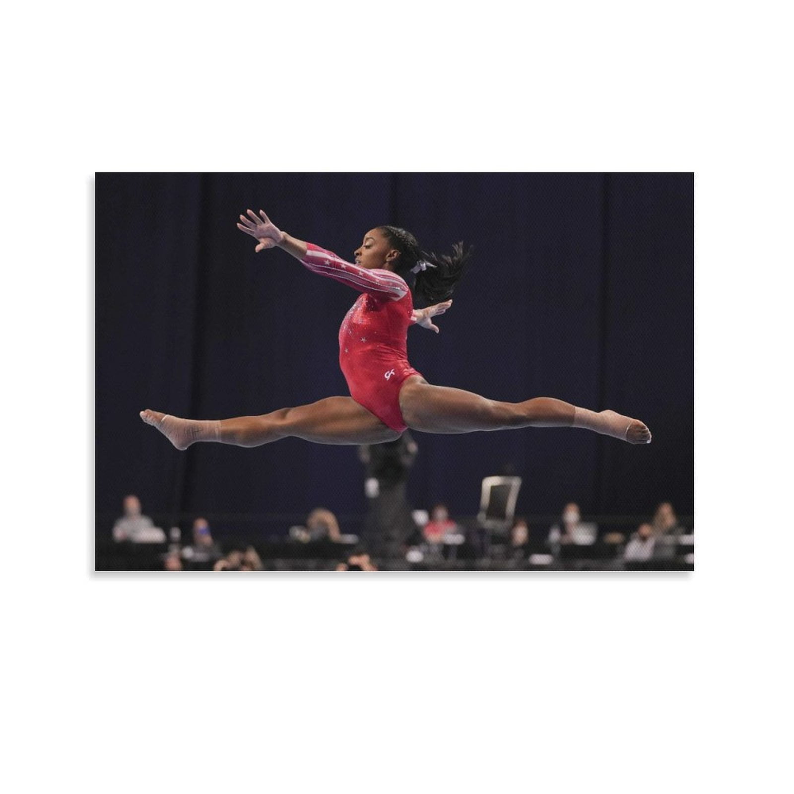 Simone Biles USA Gymnastics Poster Athlete Canvas Art Poster and Wall ...