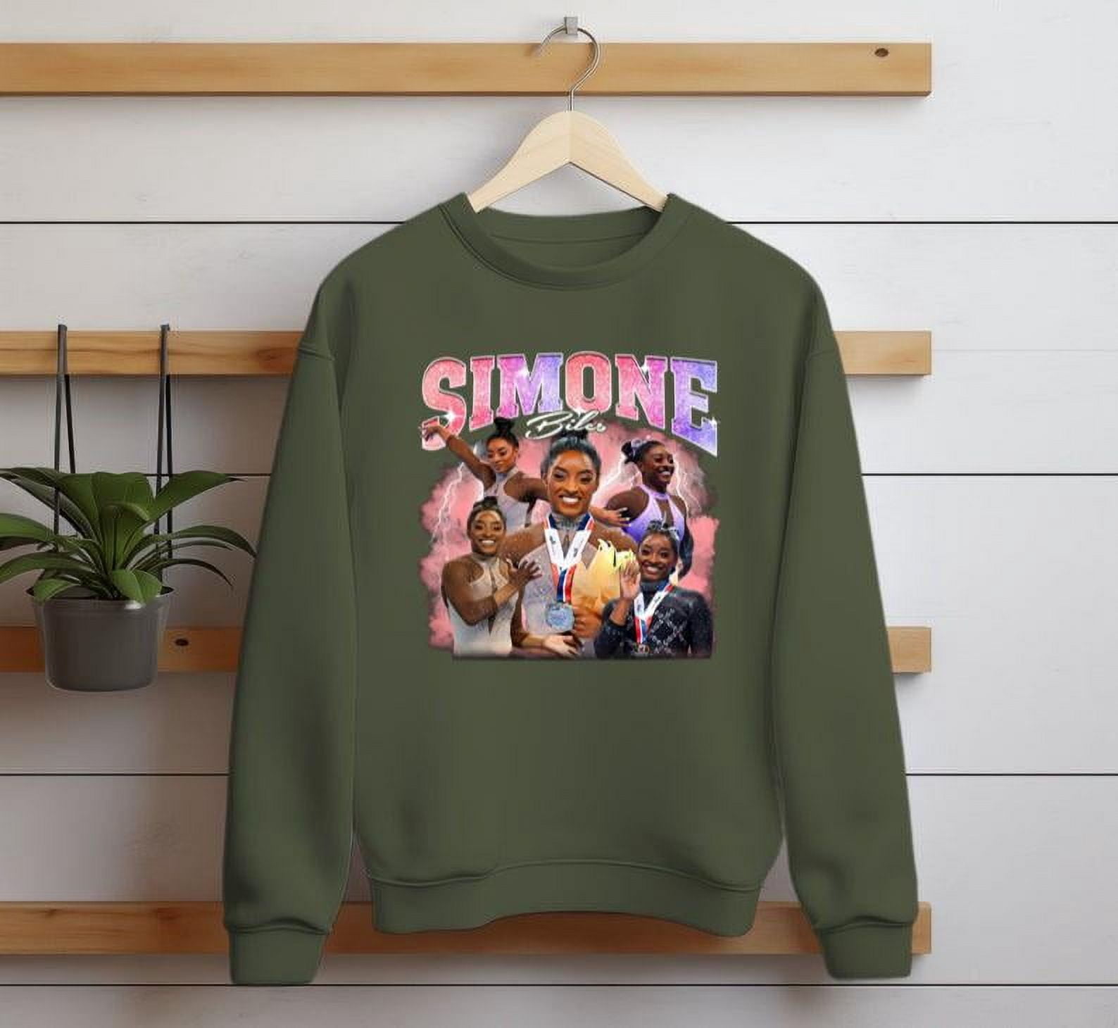 Simone Biles Vintage Bootleg Shirt, Gymnast Atlet Vintage Graphic Tee ...
