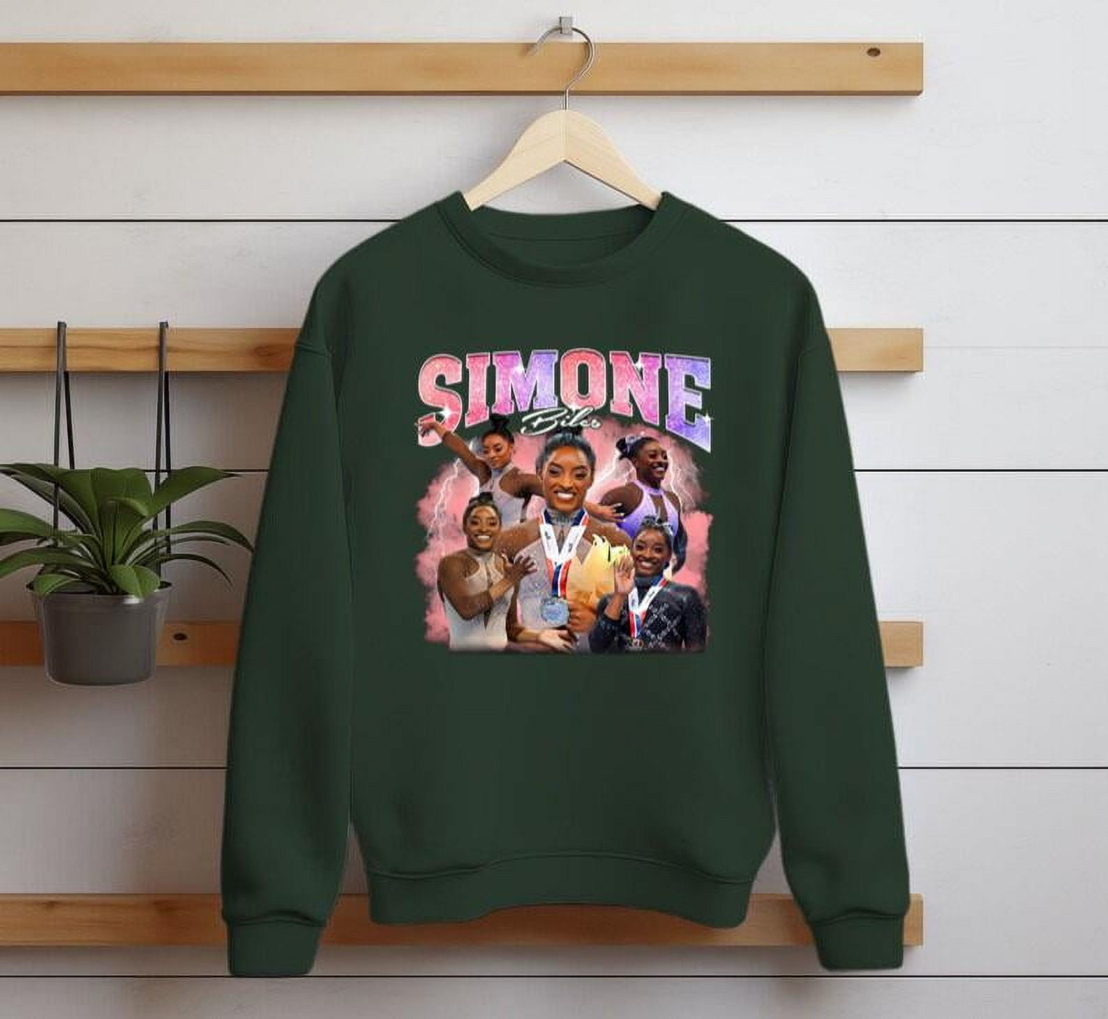Simone Biles Vintage Bootleg Shirt, Gymnast Atlet Vintage Graphic Tee ...