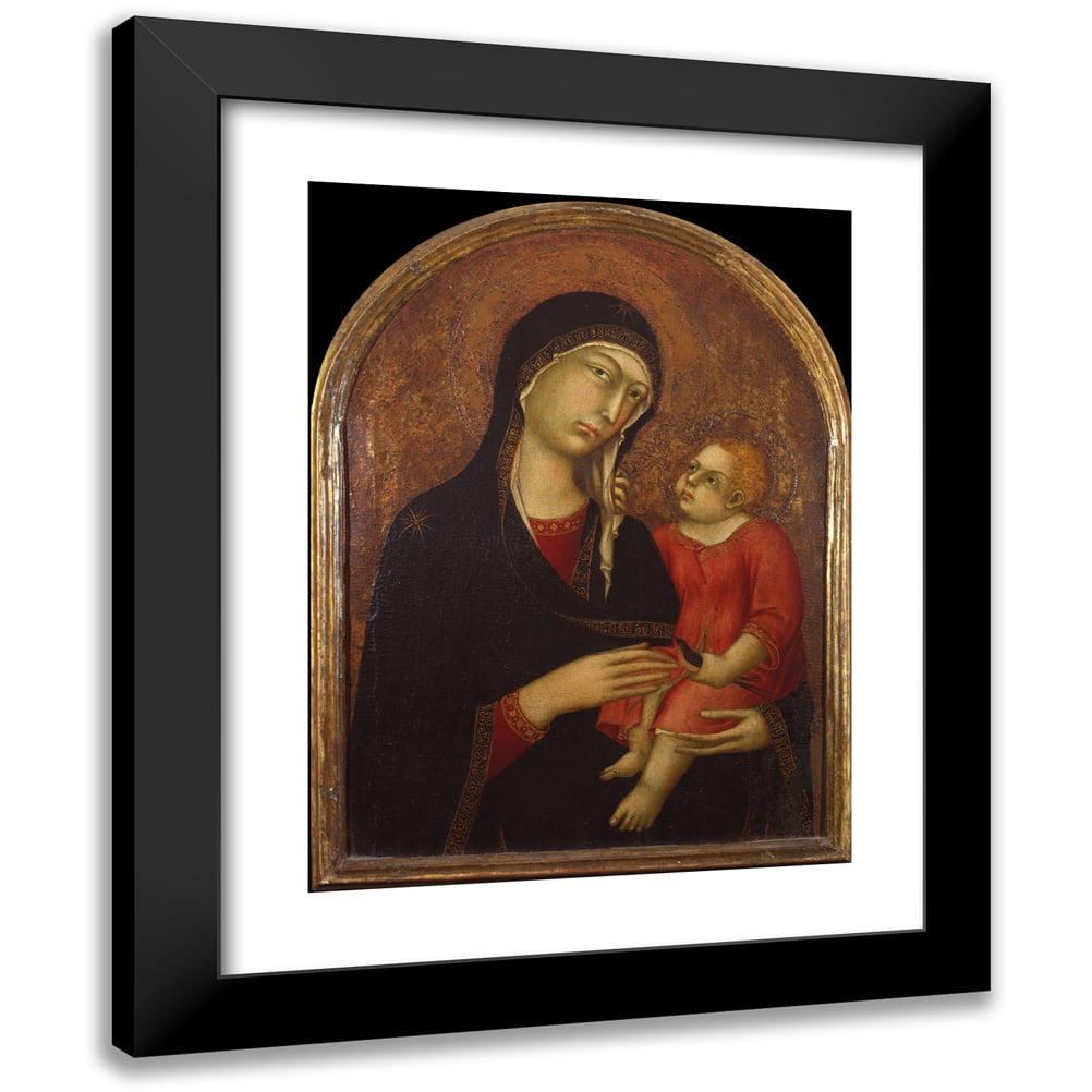 Simone Martini 12x14 Black Modern Framed Museum Art Print Titled ...