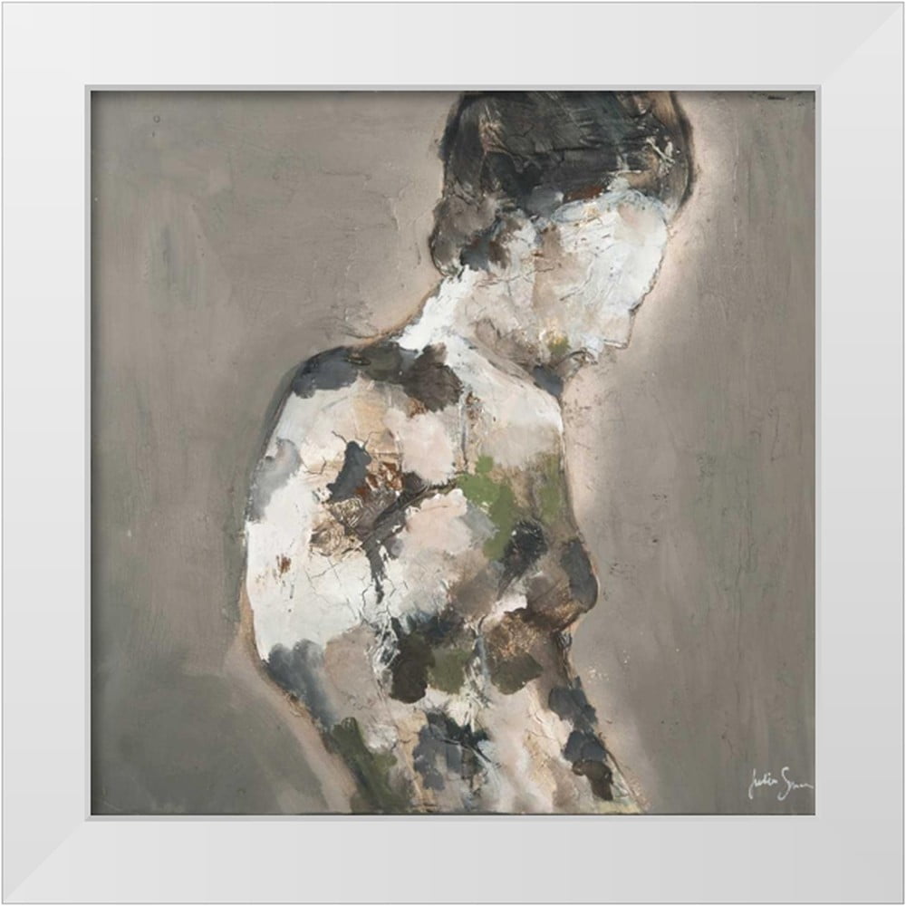 Simonis, Julia 20x20 White Modern Wood Framed Museum Art Print Titled ...