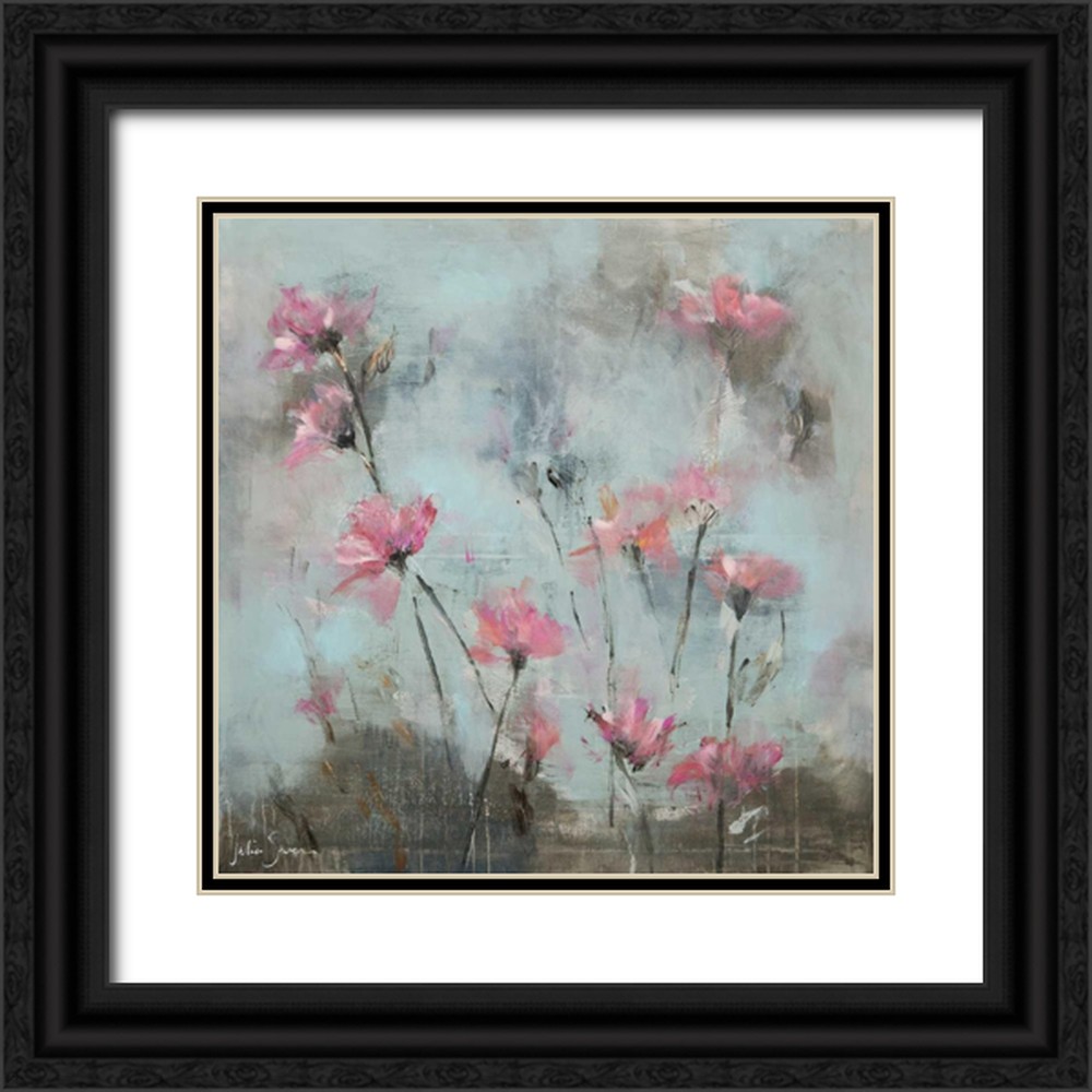 Simonis, Julia 26x26 Black Ornate Wood Framed with Double Matting ...
