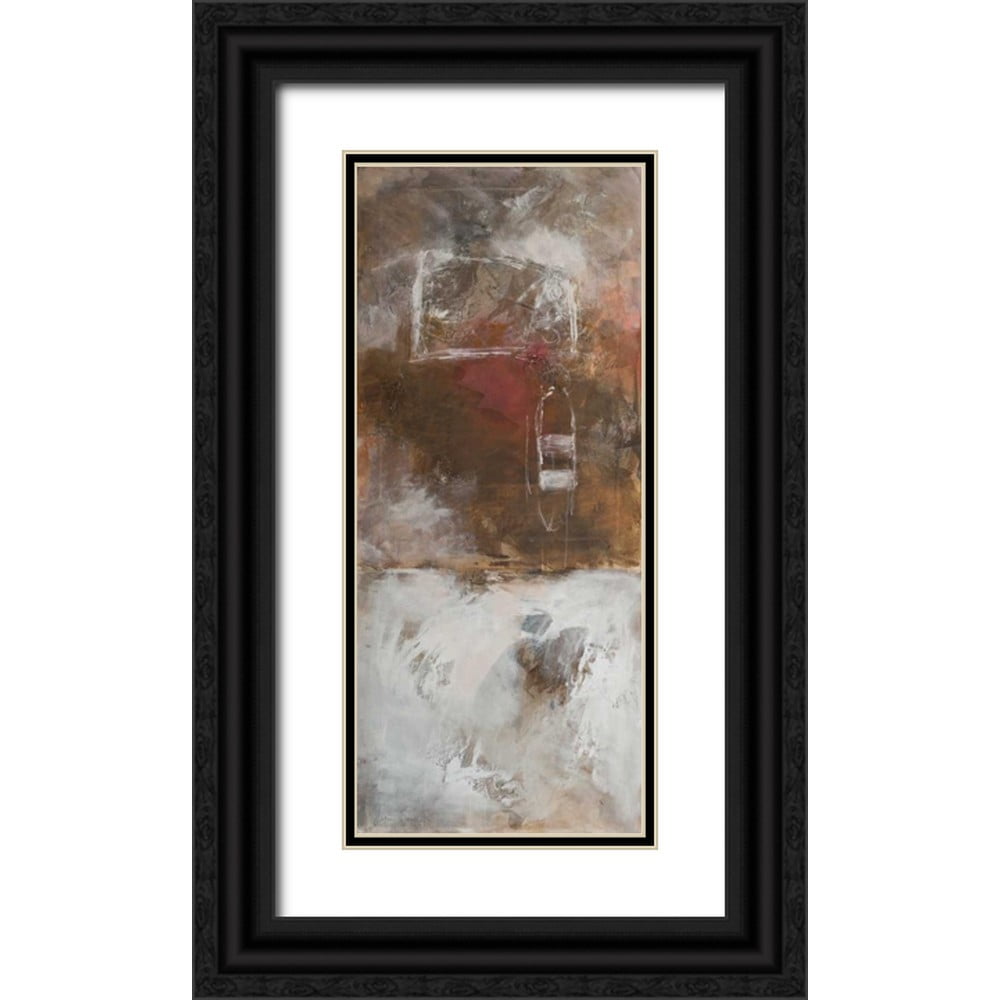 Simonis, Julia 8x14 Black Ornate Wood Framed with Double Matting Museum ...