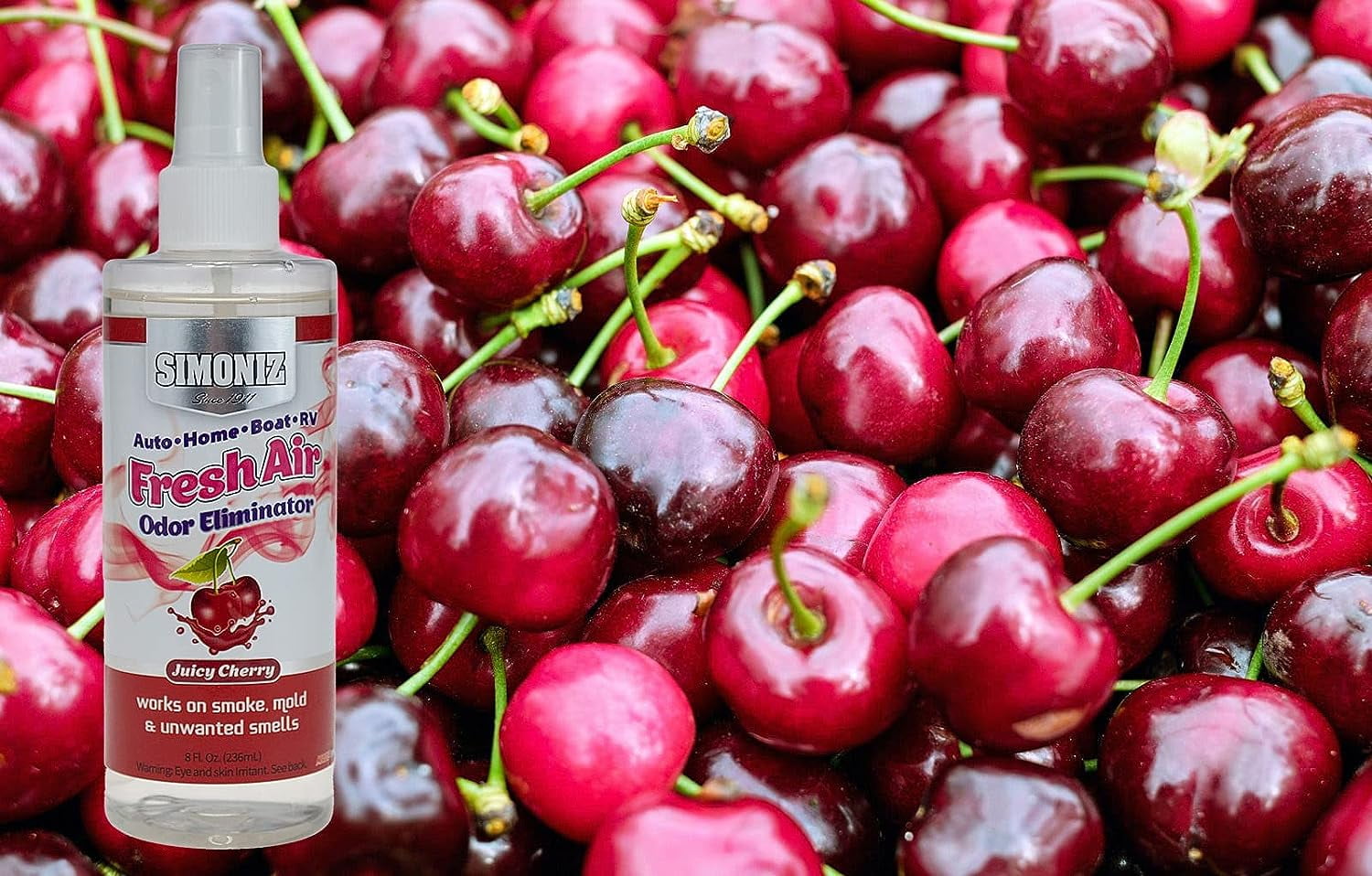 Simoniz - Fresh Air Auto Odor Eliminator 8 Ounce - On-The-Go Car Odor ...