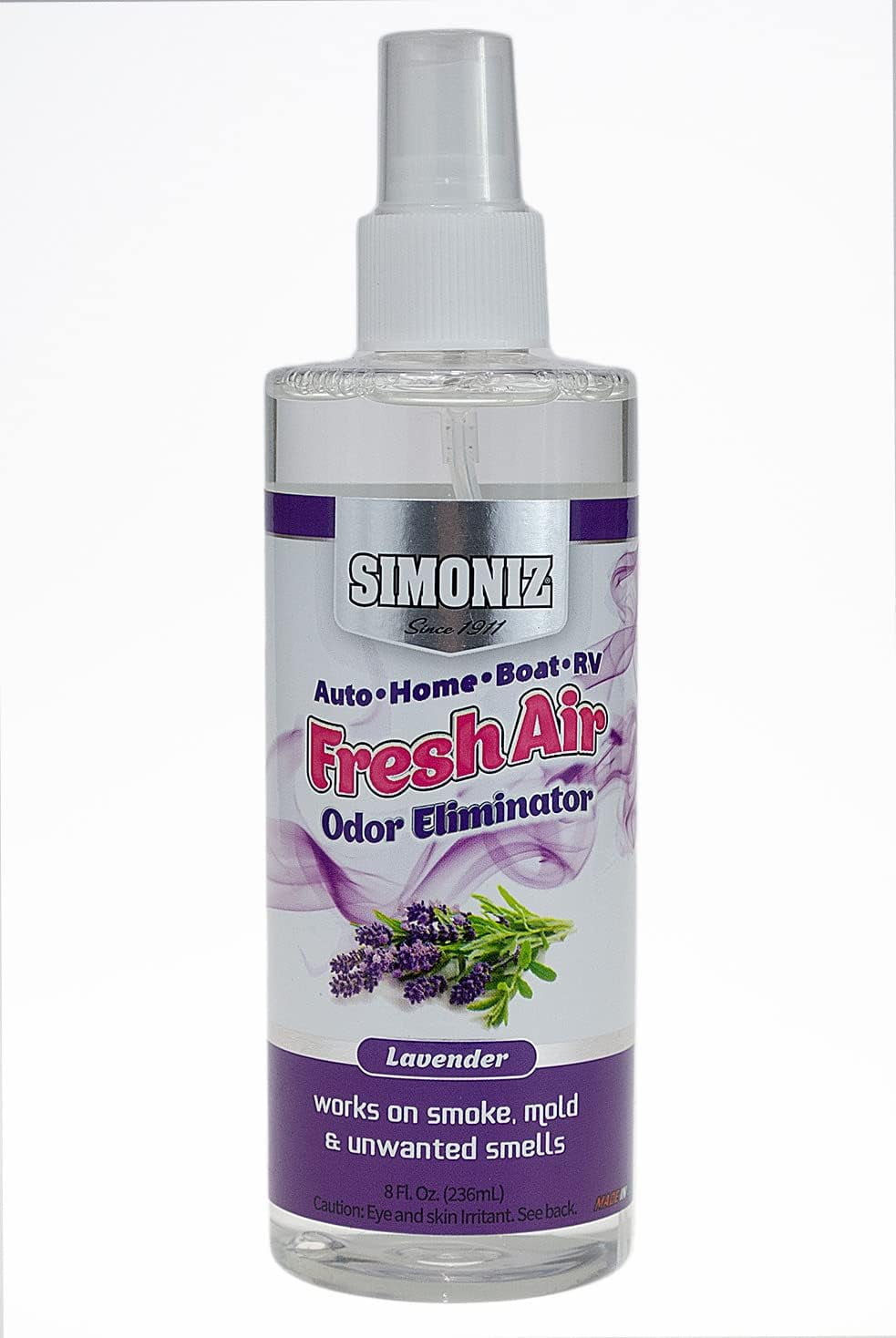 Simoniz - Fresh Air Auto Odor Eliminator 8 Ounce - On-The-Go Car Odor ...