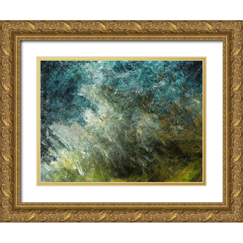 Simons 24x19 Gold Ornate Wood Framed with Double Matting Museum Art ...