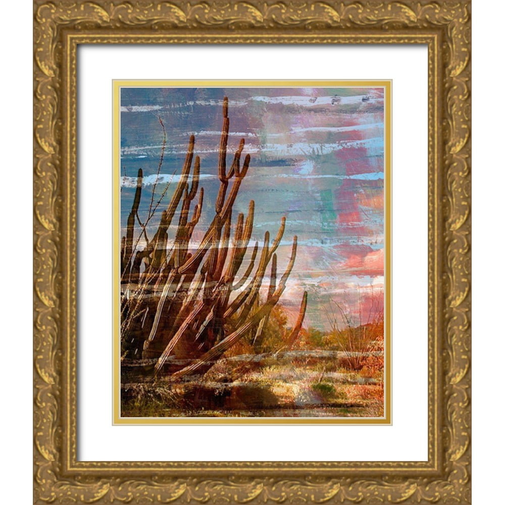 Simons 26x32 Gold Ornate Wood Framed with Double Matting Museum Art ...
