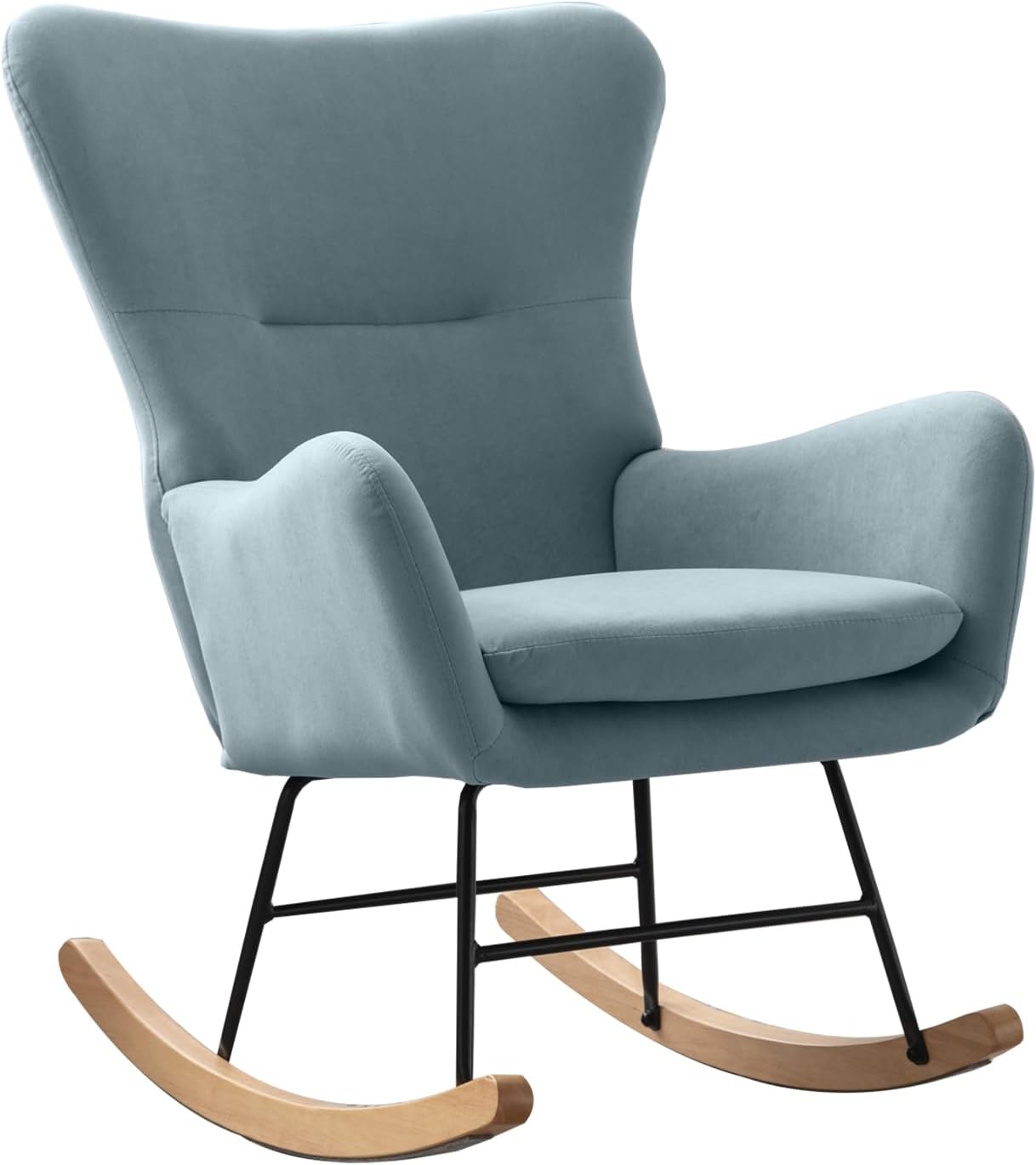 Simore Glider Nursery Rocking Chair, Living Room Chair, Small Nursing ...
