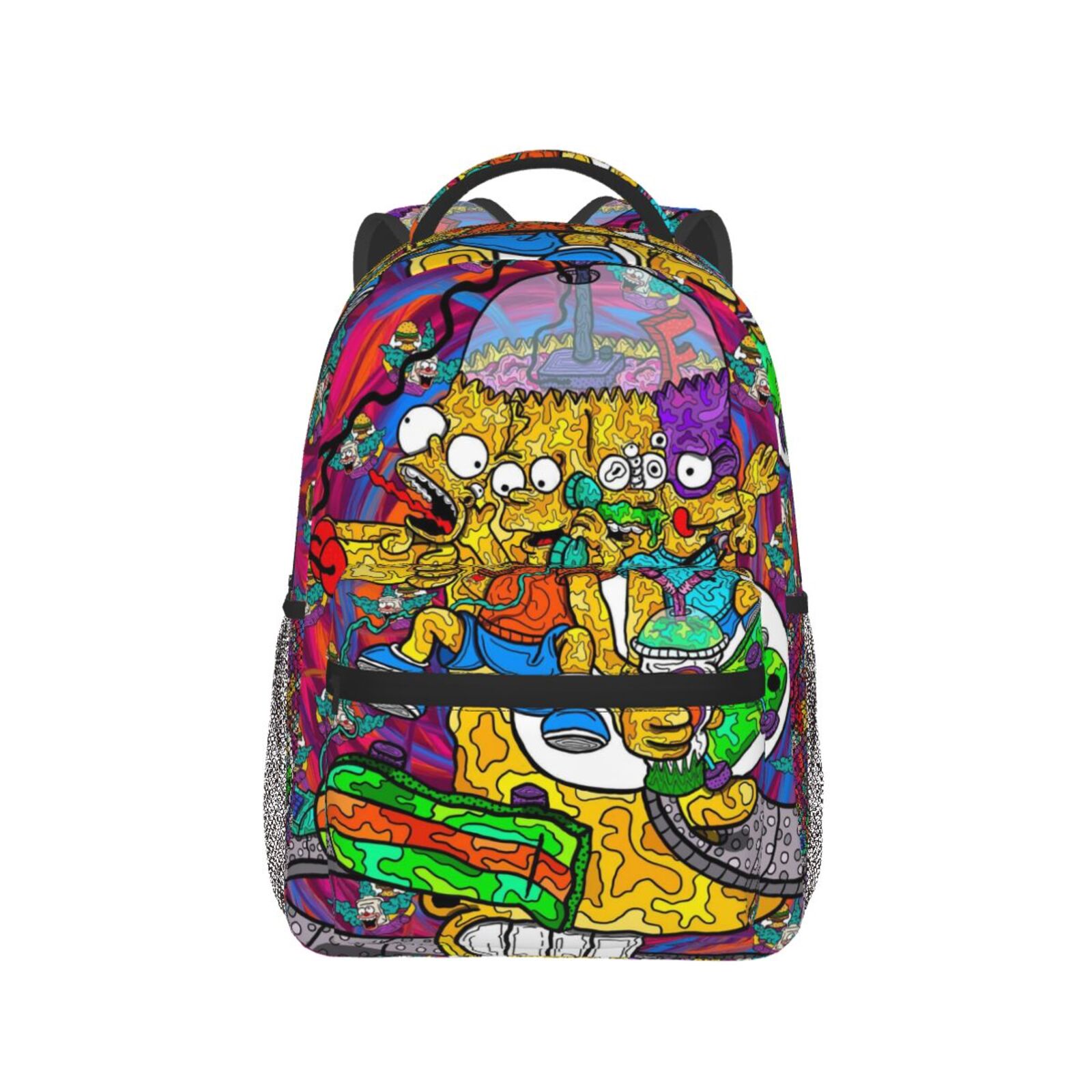 Simp-son Backpack 15.7" Cute Travel Bag Funny Lightweight Backpack ...