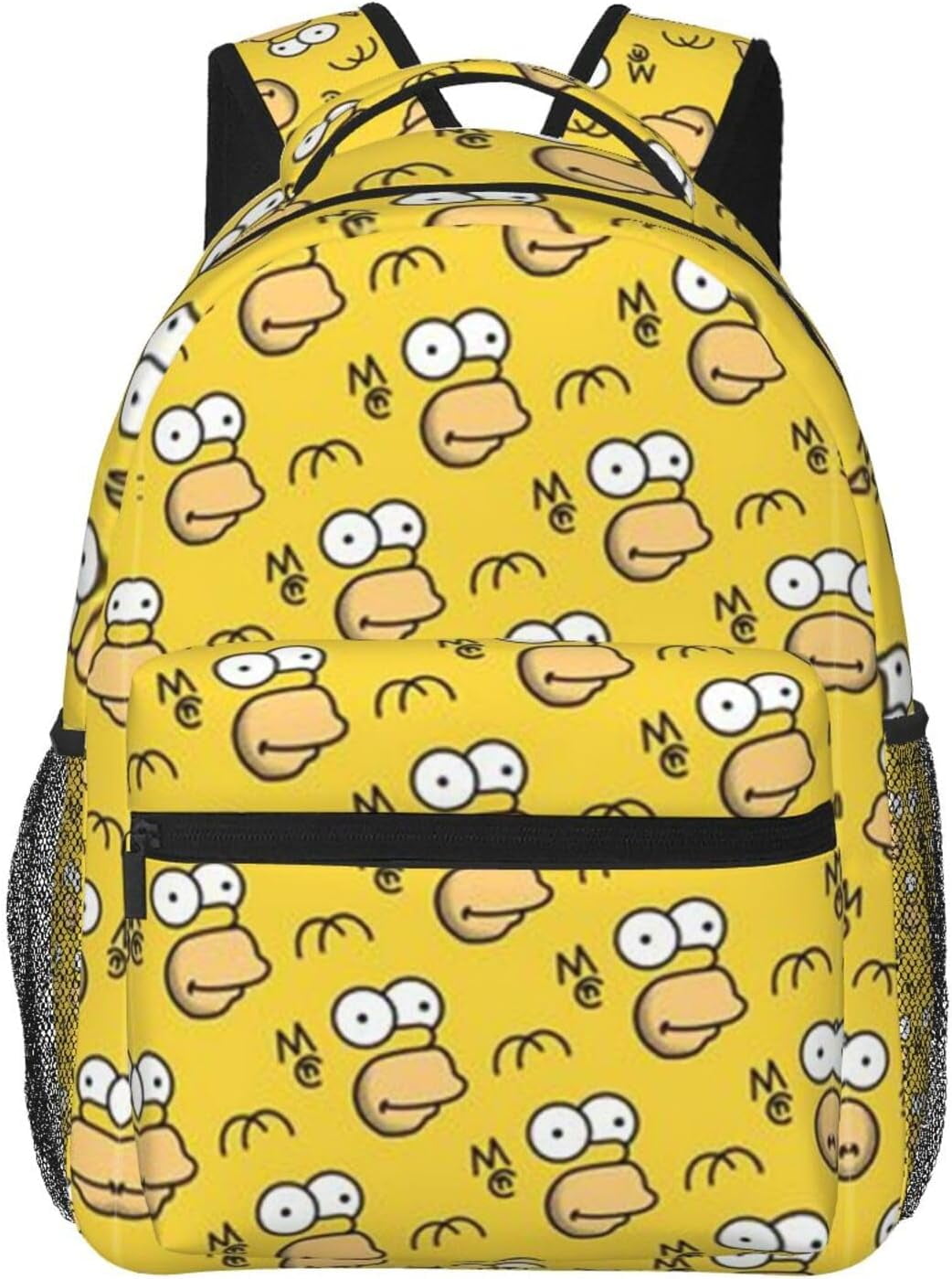 Simp-sons Backpack Cartoon Bag Casual Backpack Schoolbag Hiking Daypack ...
