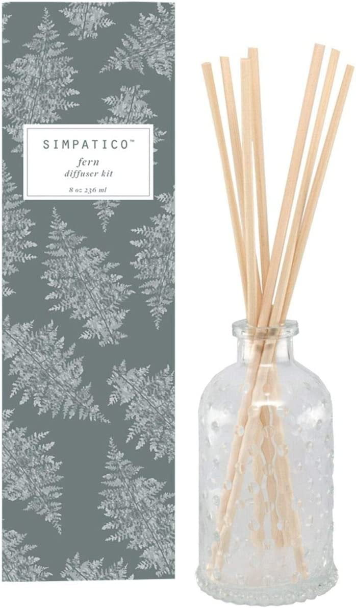 Simpatico Fern Fragrance Reed Diffuser, Moss, Cedar, Black Currant ...