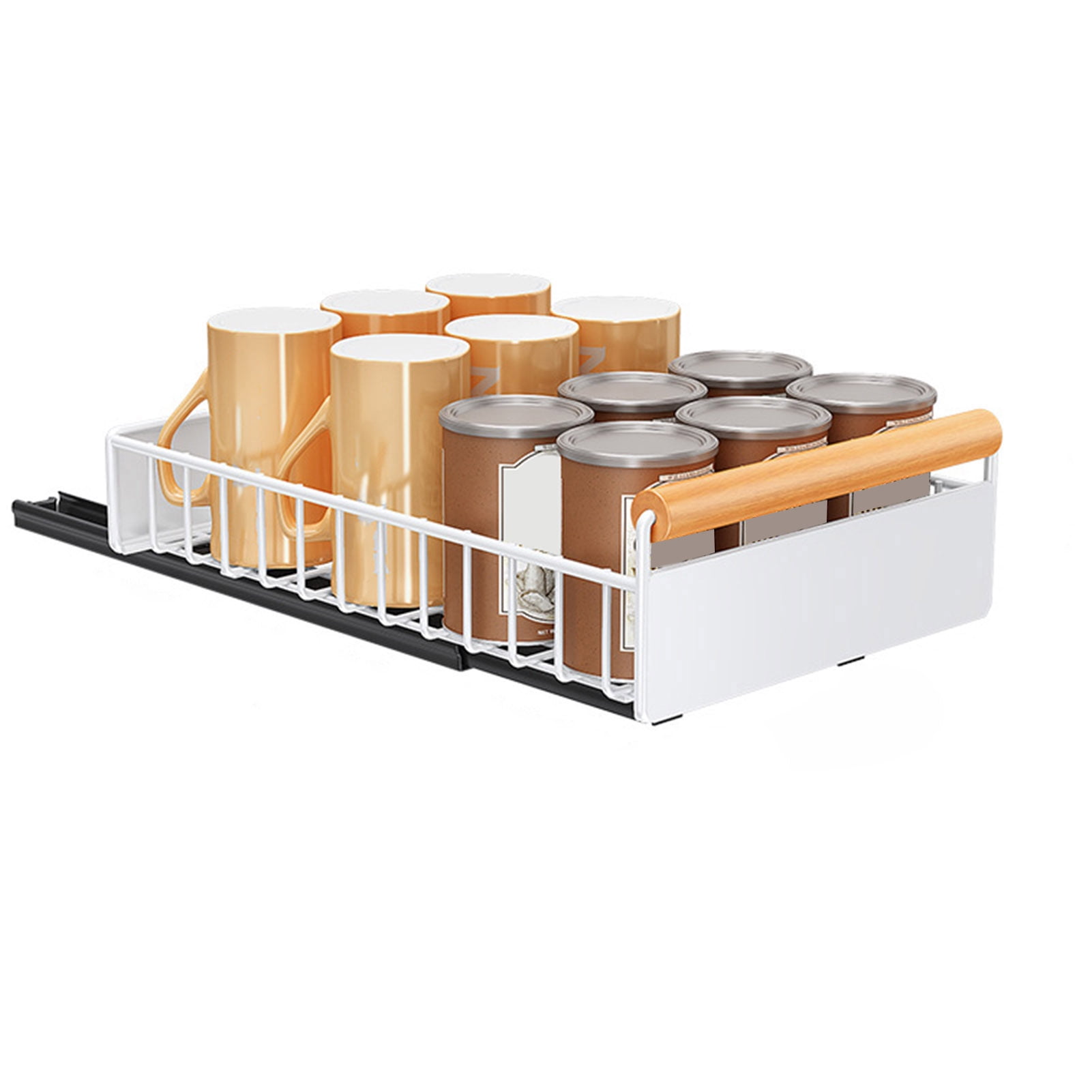 Simperf Pull Out Cabinet Organizer, Slide Out Pantry Shelves, Heavy ...